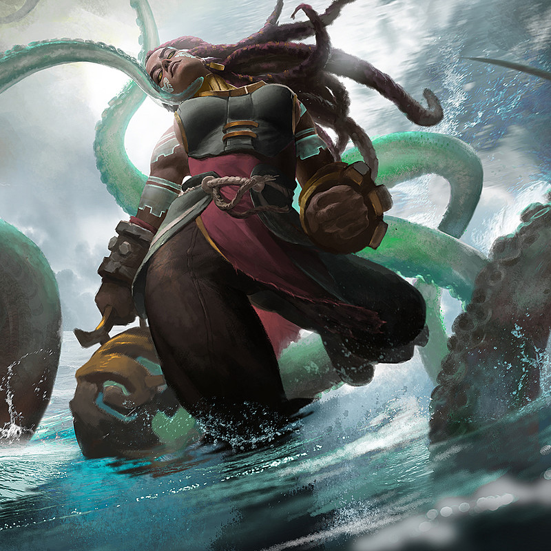 Artstation Illaoi Fan Art Xi Zhang