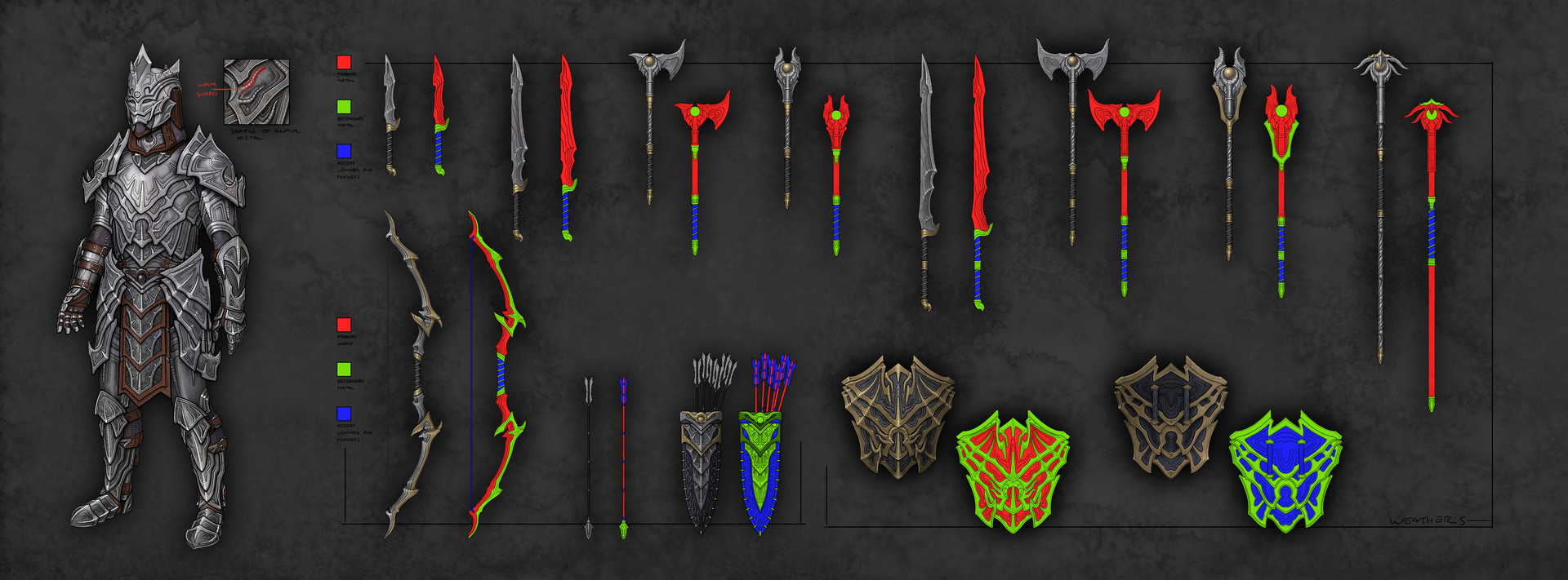 Mathew Weathers - Cult Armor and Weapons Set, ESO