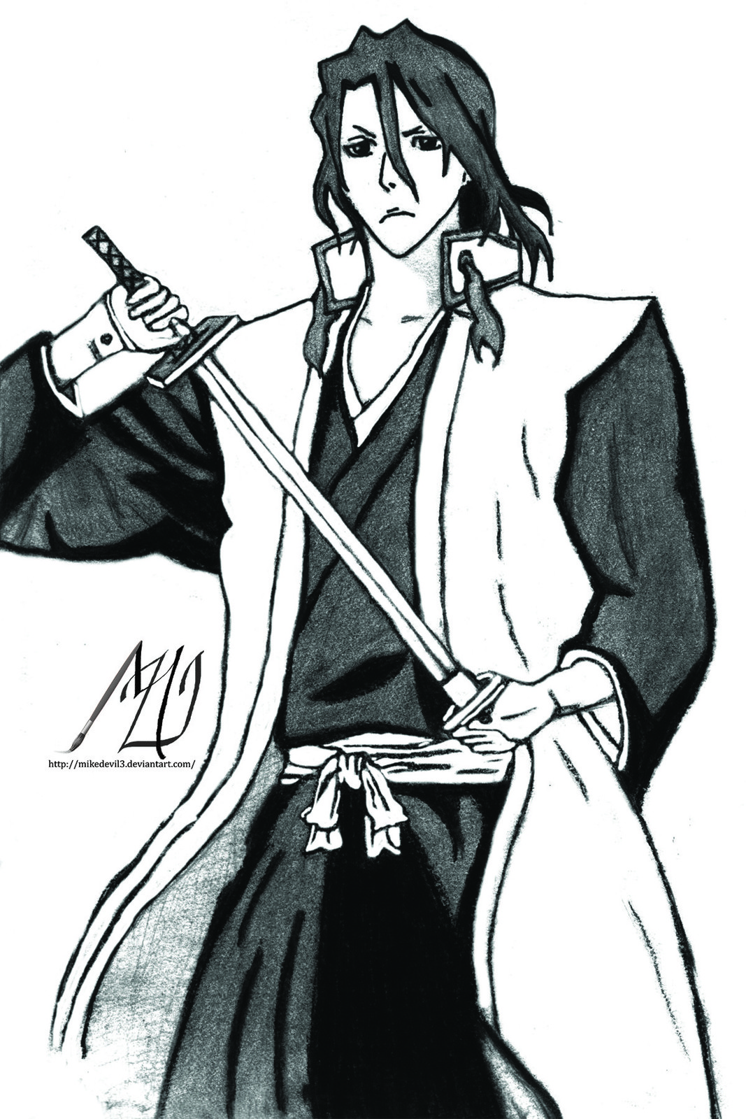 drawing byakuya