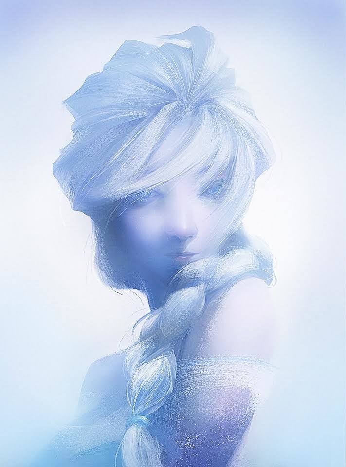 ArtStation - Elsa Frozen Fan Art