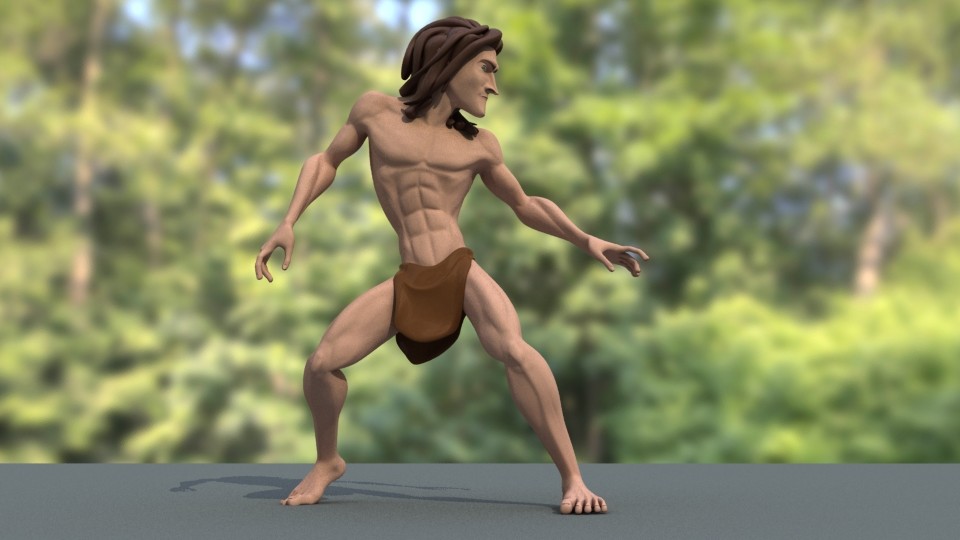 Jordan Wharton - Disney's Tarzan 3D Model