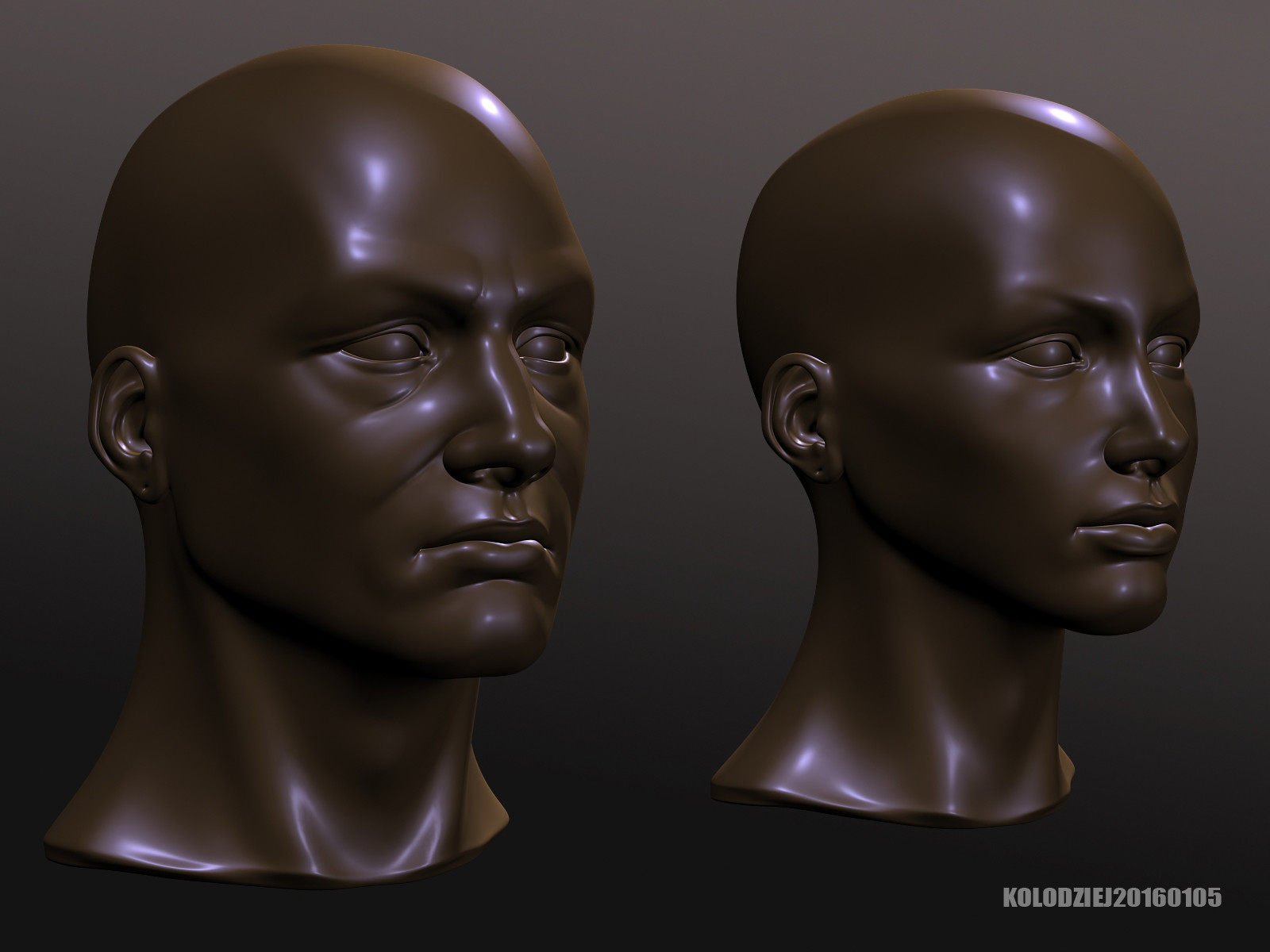 ArtStation - Stylized Head Studies