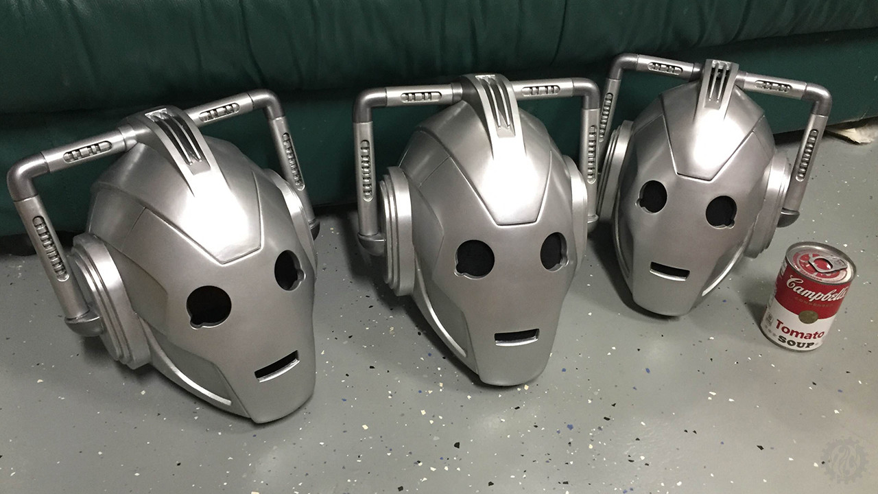 Joseph Drust - 3D Printed Cyberman Helmets