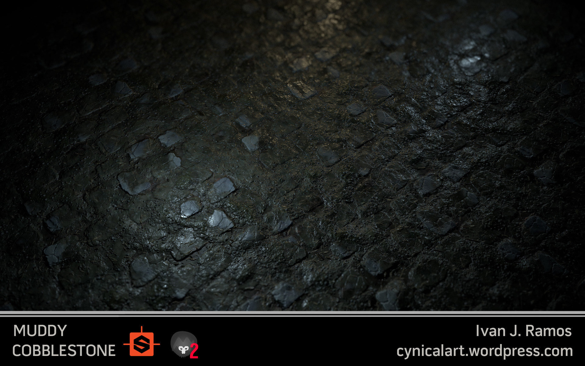 ArtStation - Muddy Cobblestone