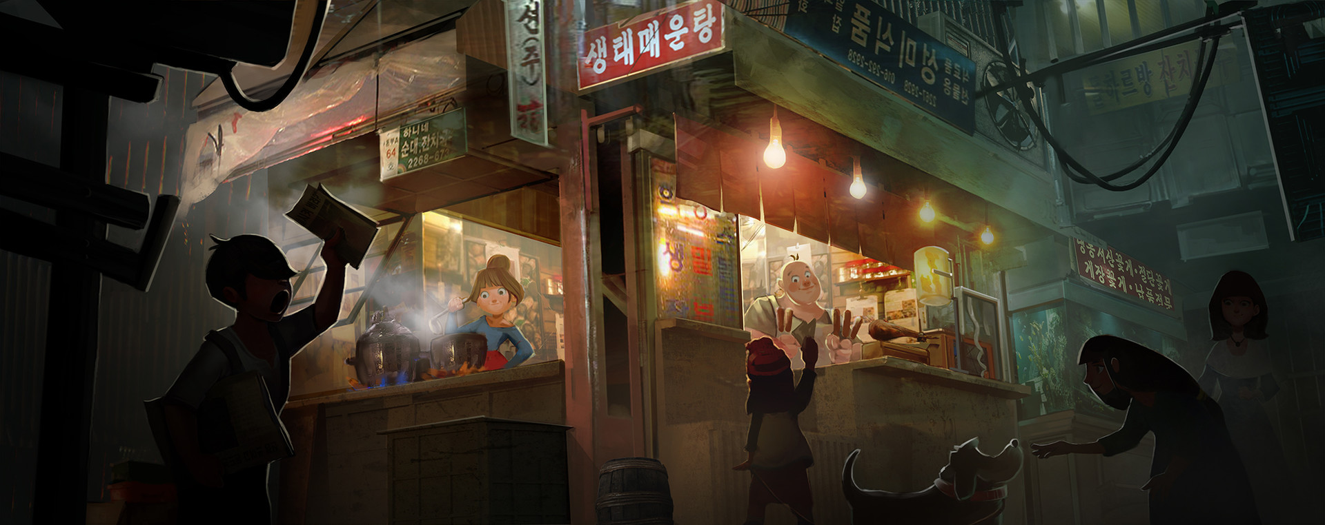 ArtStation - The Amber Night