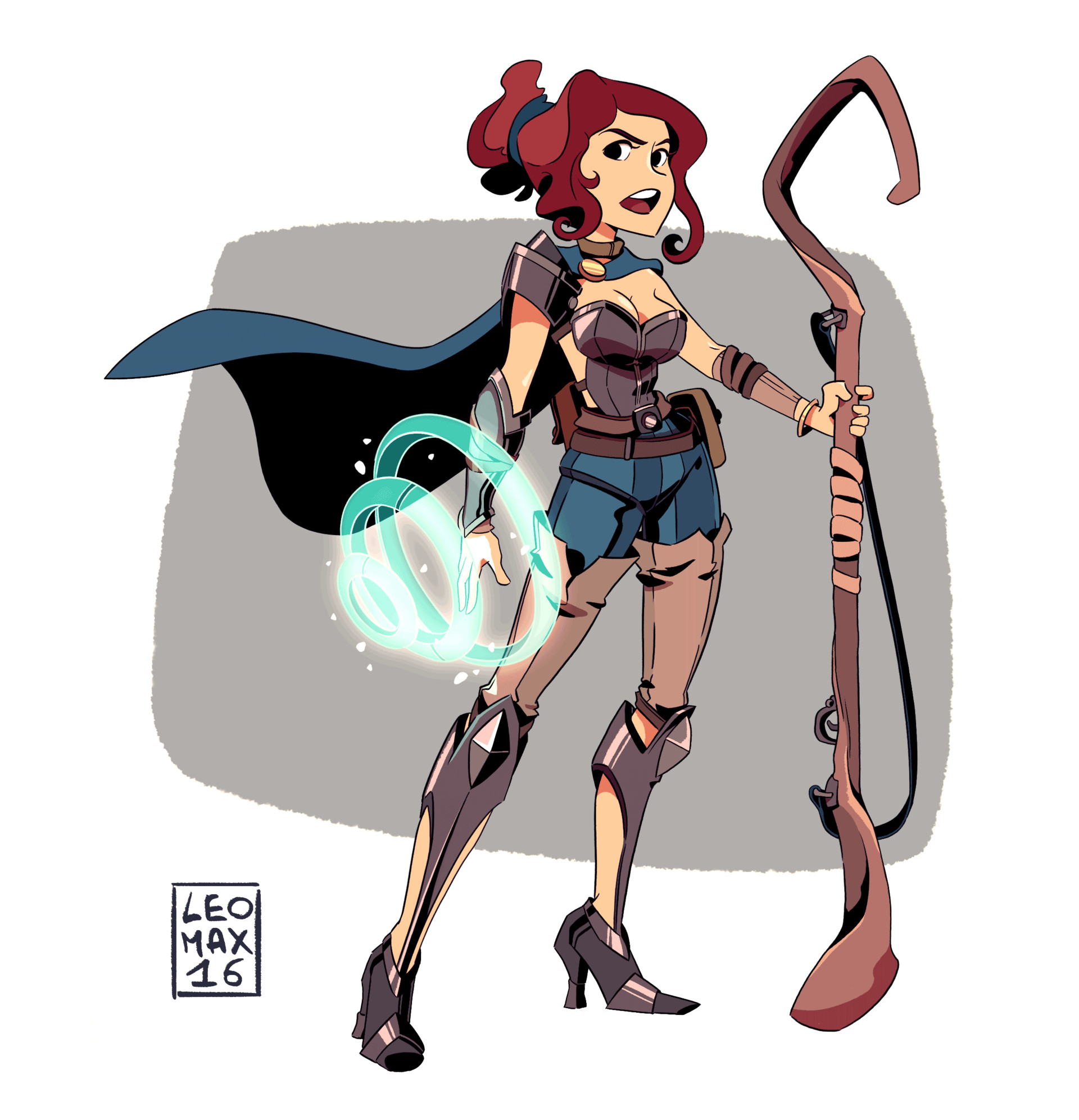 ArtStation - Cartoon warrior girl