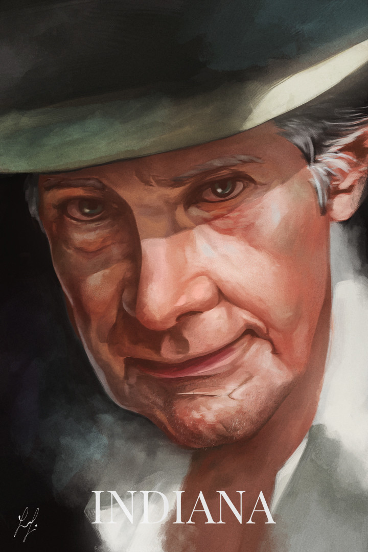 ArtStation - Harrison Ford Portrait