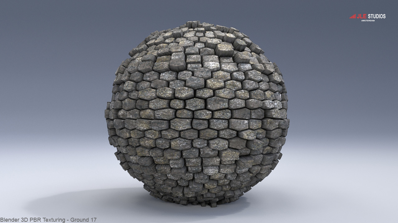 JLE Studios / i-U Asset Studios - PBR texturing in Blender (examples)