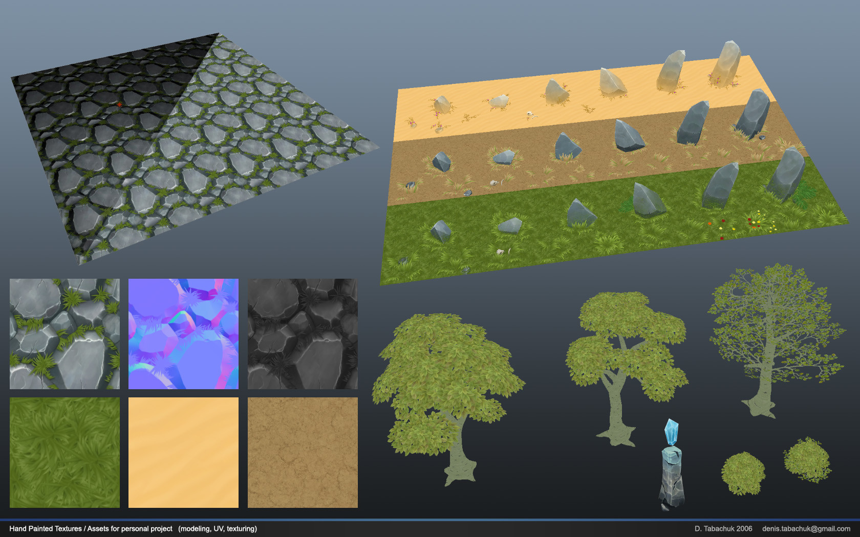 ArtStation - Hand Painted Textures/Assets
