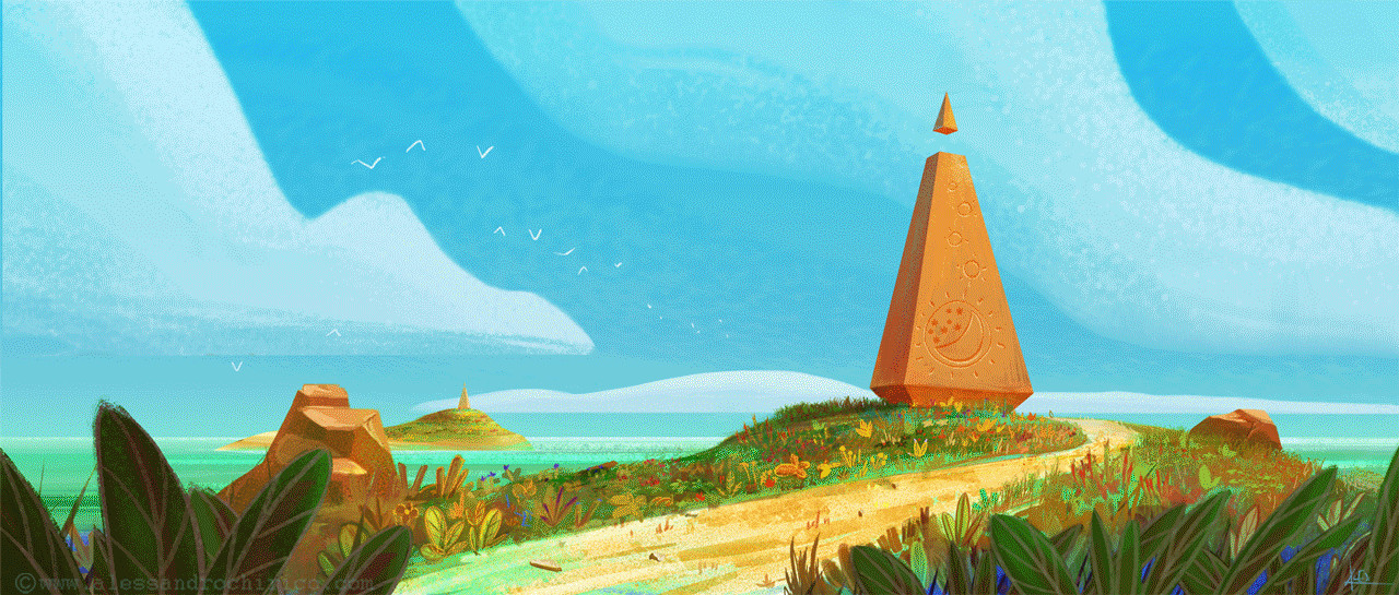 ArtStation - Beacon (and gif)