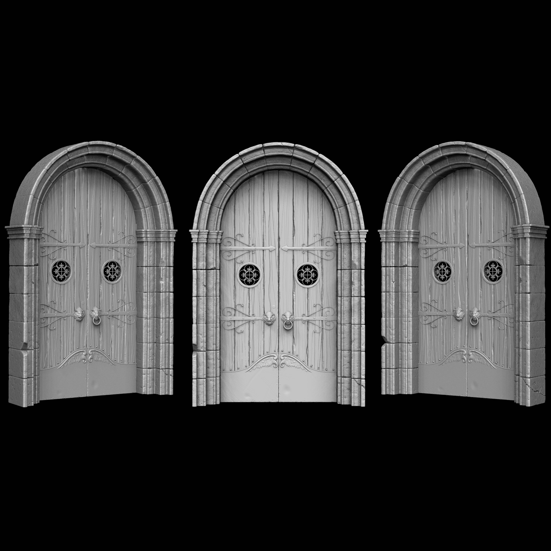 ArtStation - Medieval Door