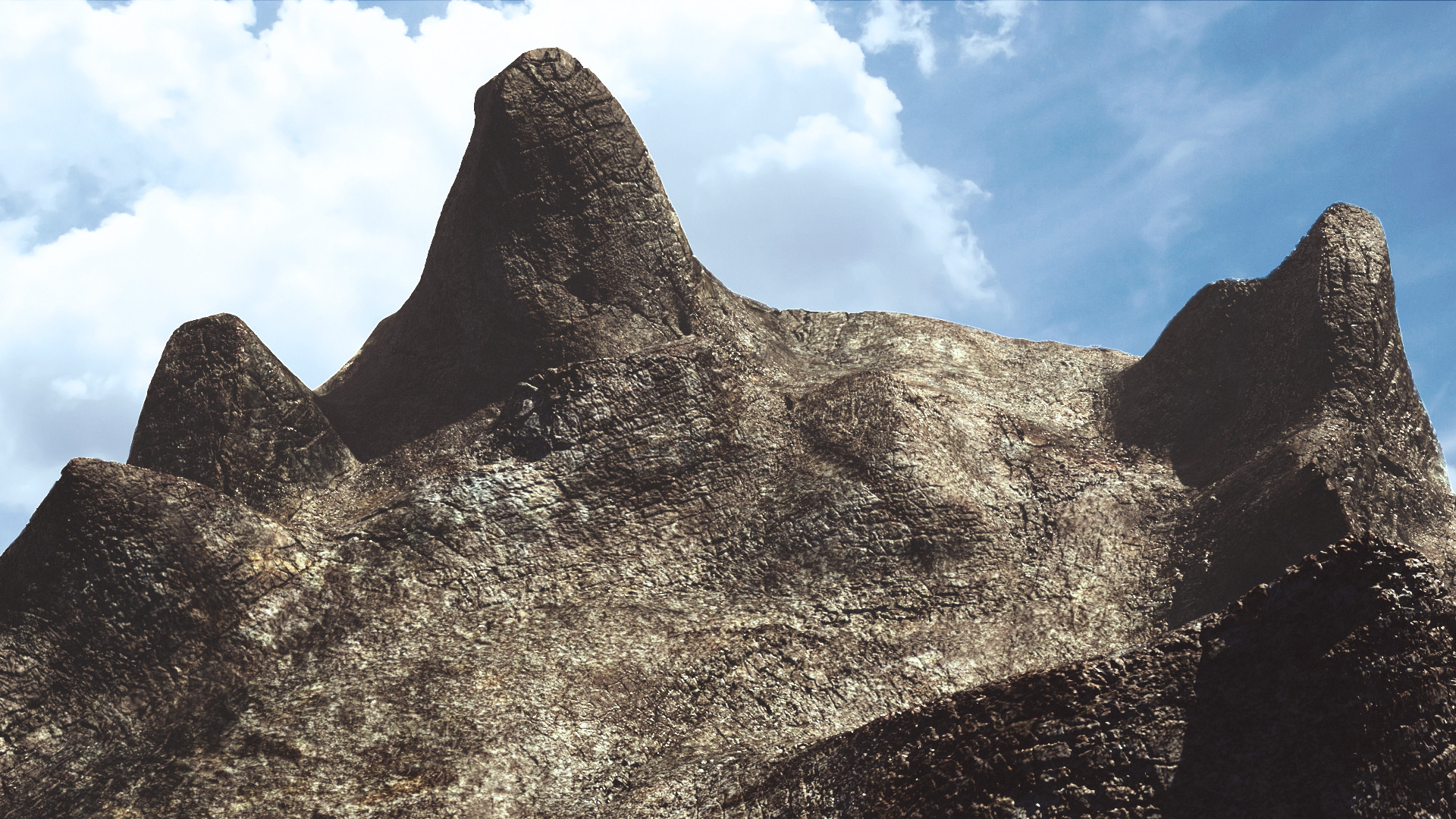 ArtStation - Rocks mountain scene