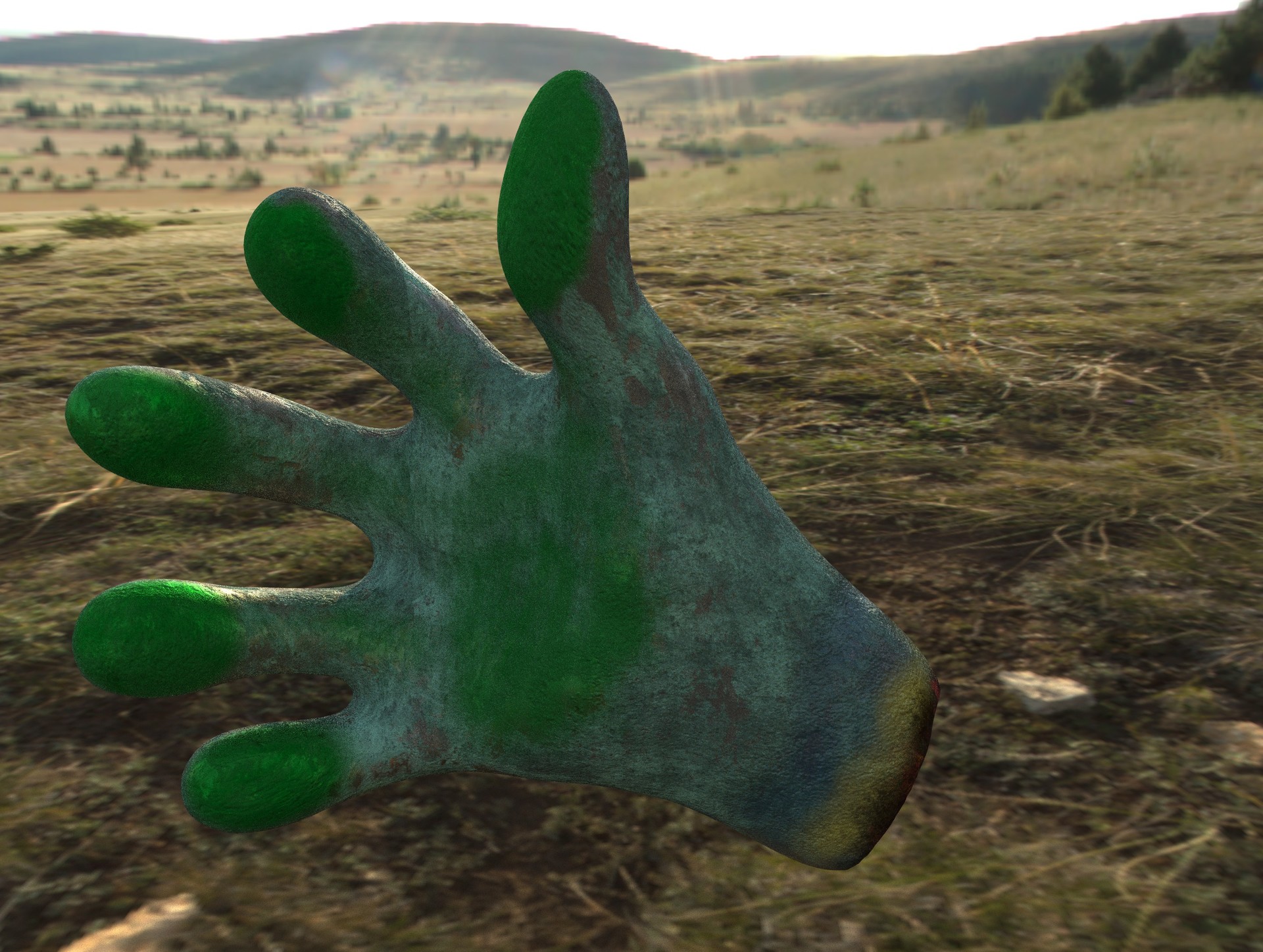 ArtStation - Animated Zombie Hand