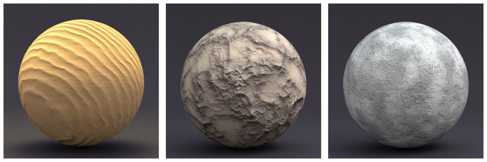 Creative Skipper - Sand, stone, concrete procedural shaders