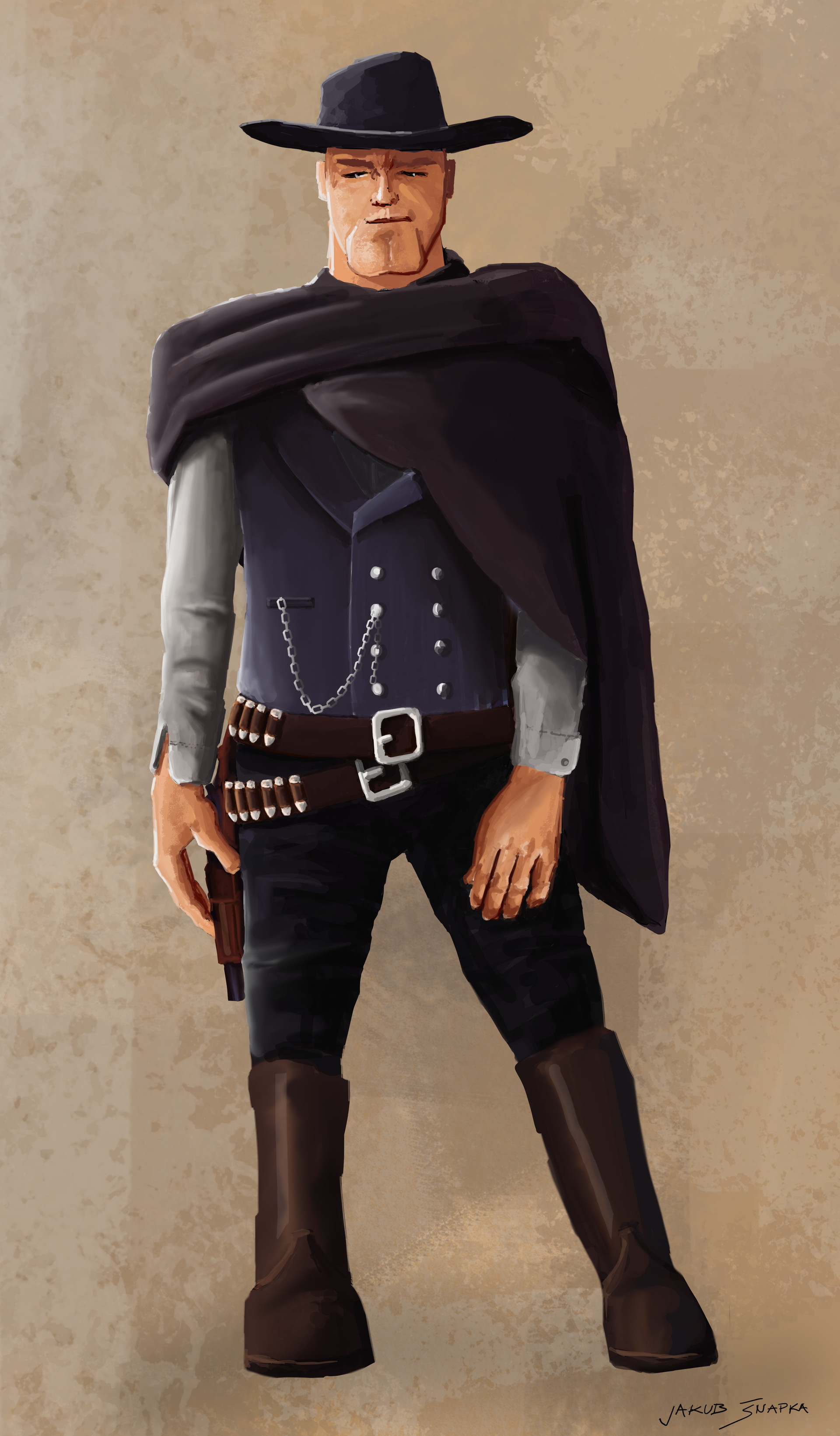 ArtStation - Western project: Billy "Mad dog" James