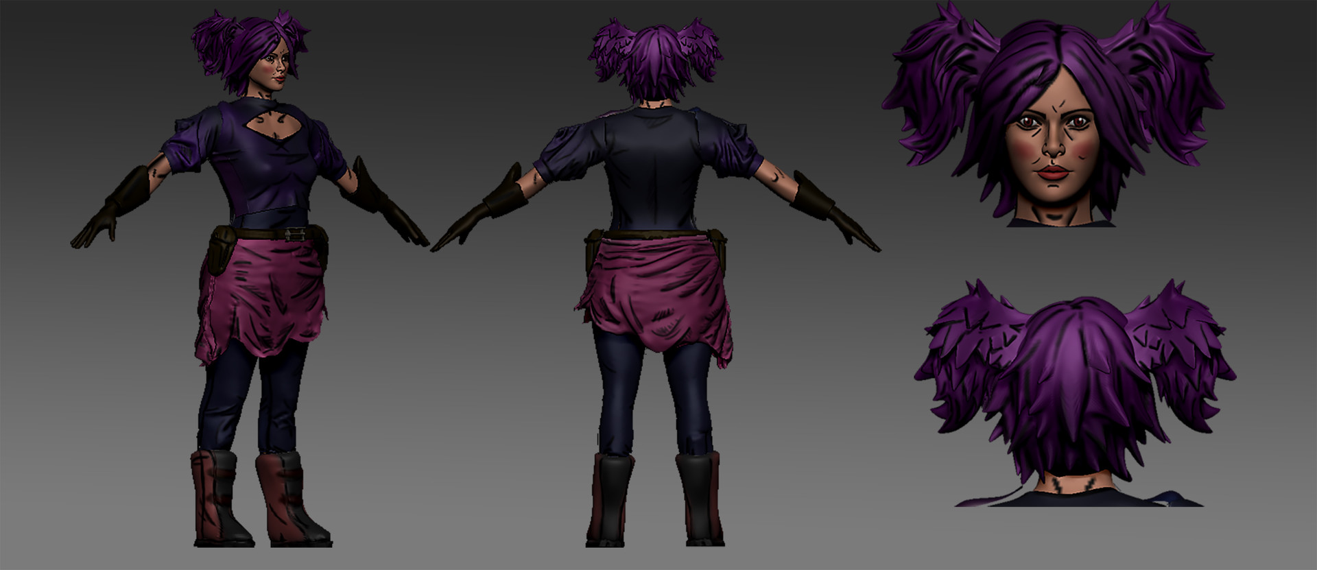 ArtStation - Borderlands inspired character