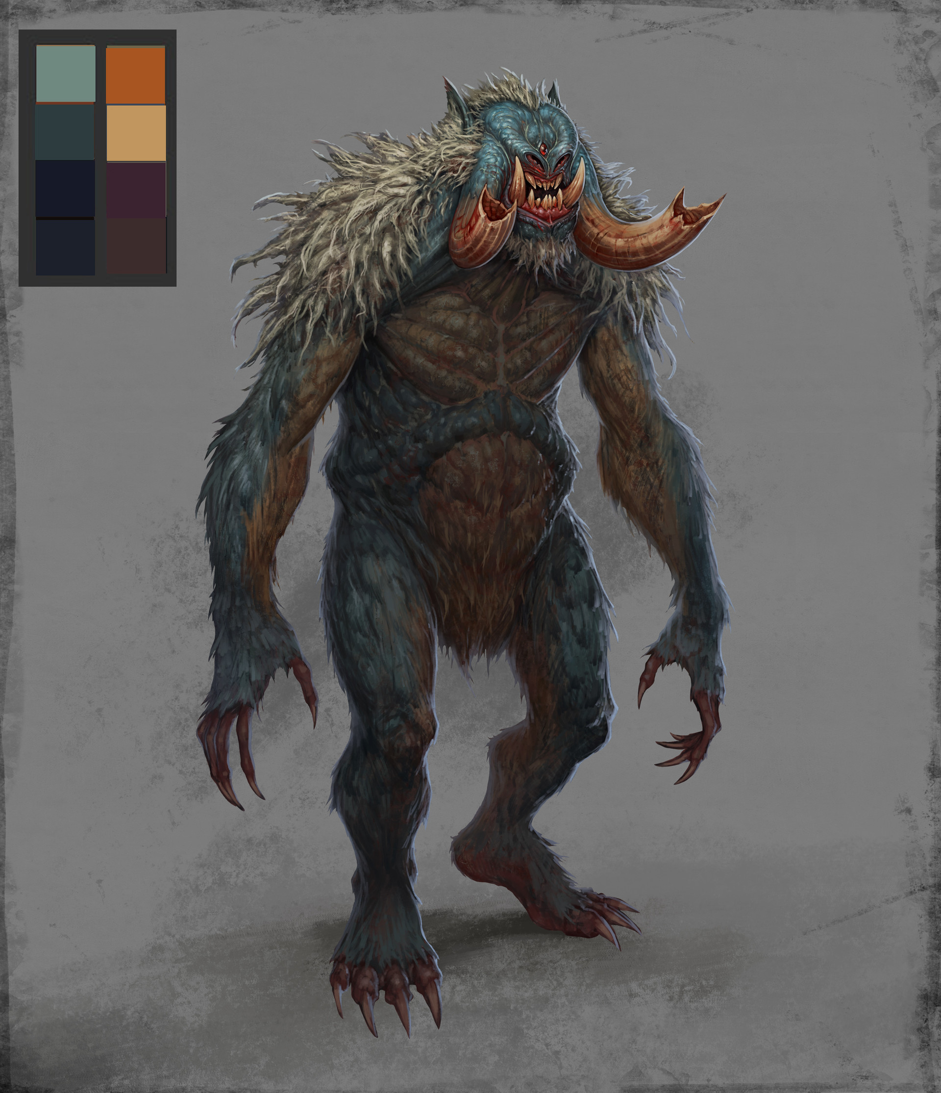 ArtStation - yeti humanoid