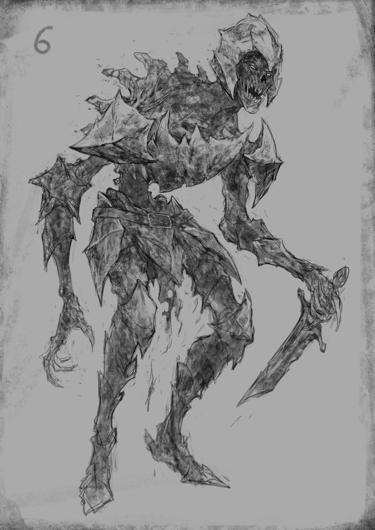 Anatolii Leoshko - Zombie knight