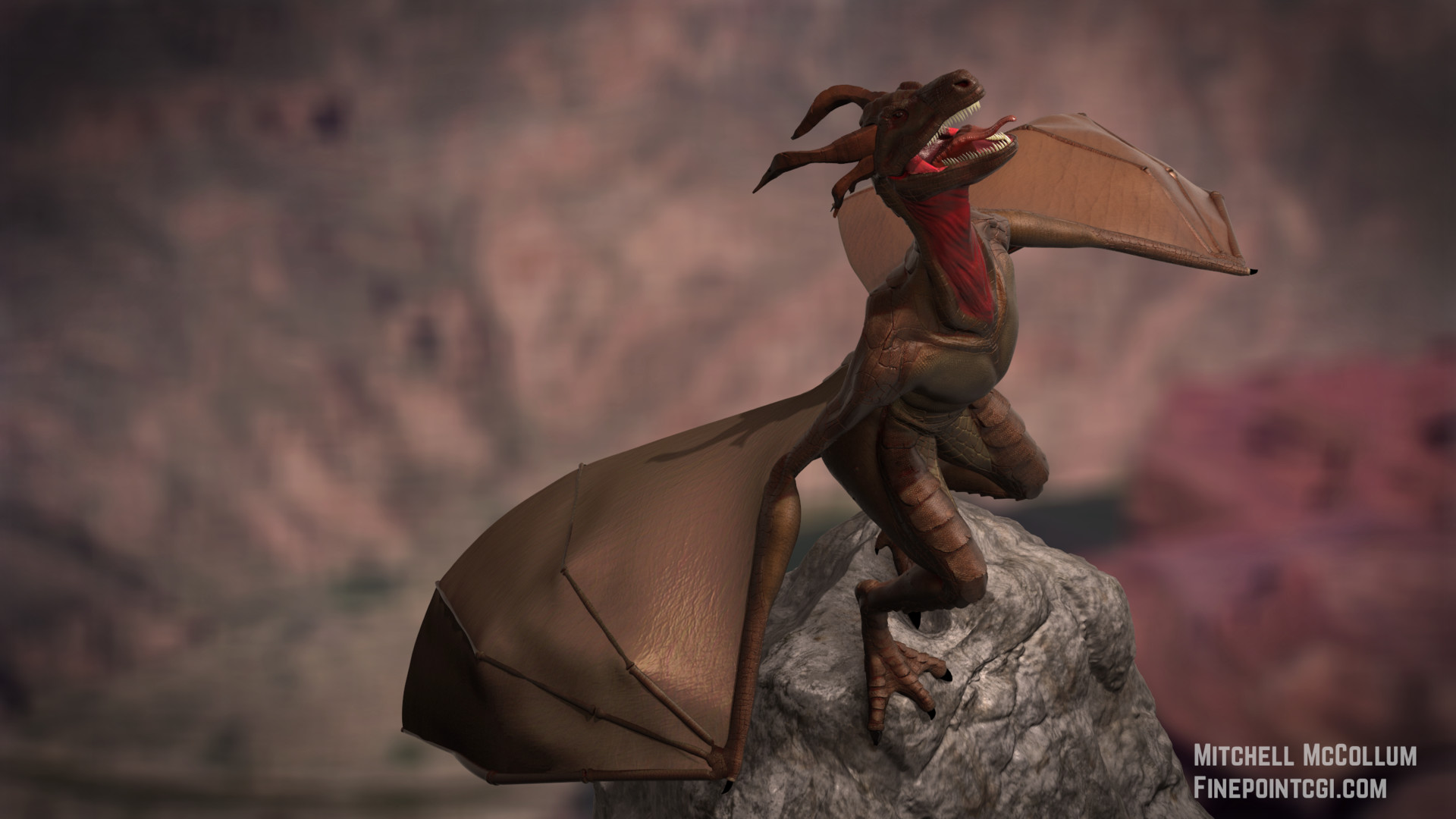 FinePointCGI - Highpoly Dragon