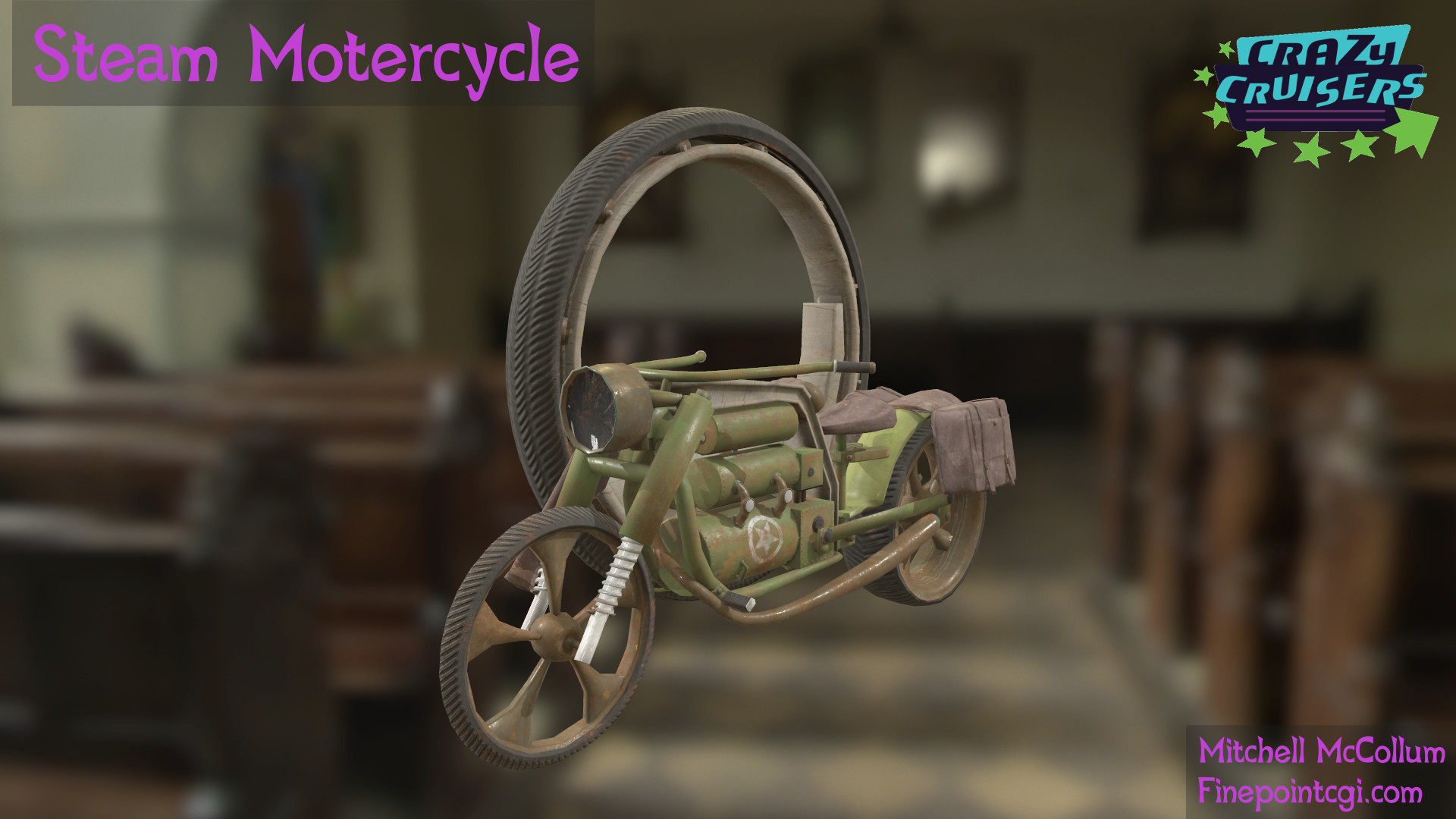 ArtStation - Steam Punk Motercycle