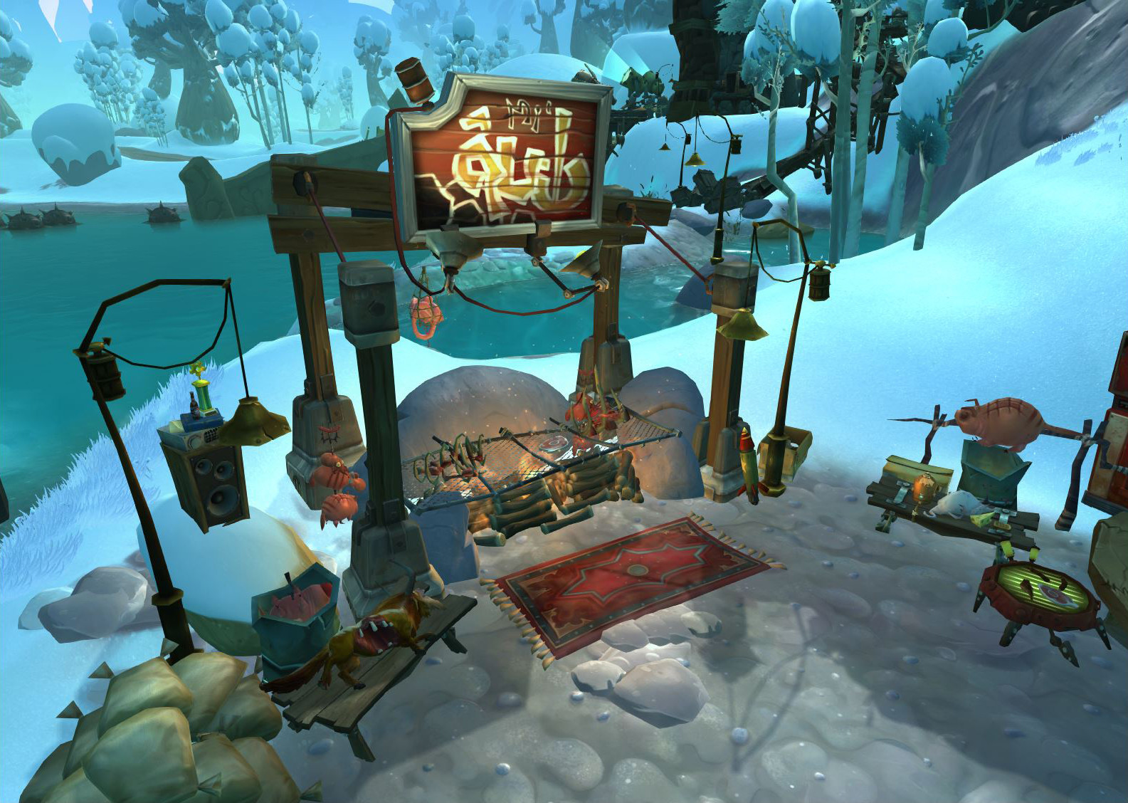 Travis Inman - Wildstar Set Dressing: Granok Buildings