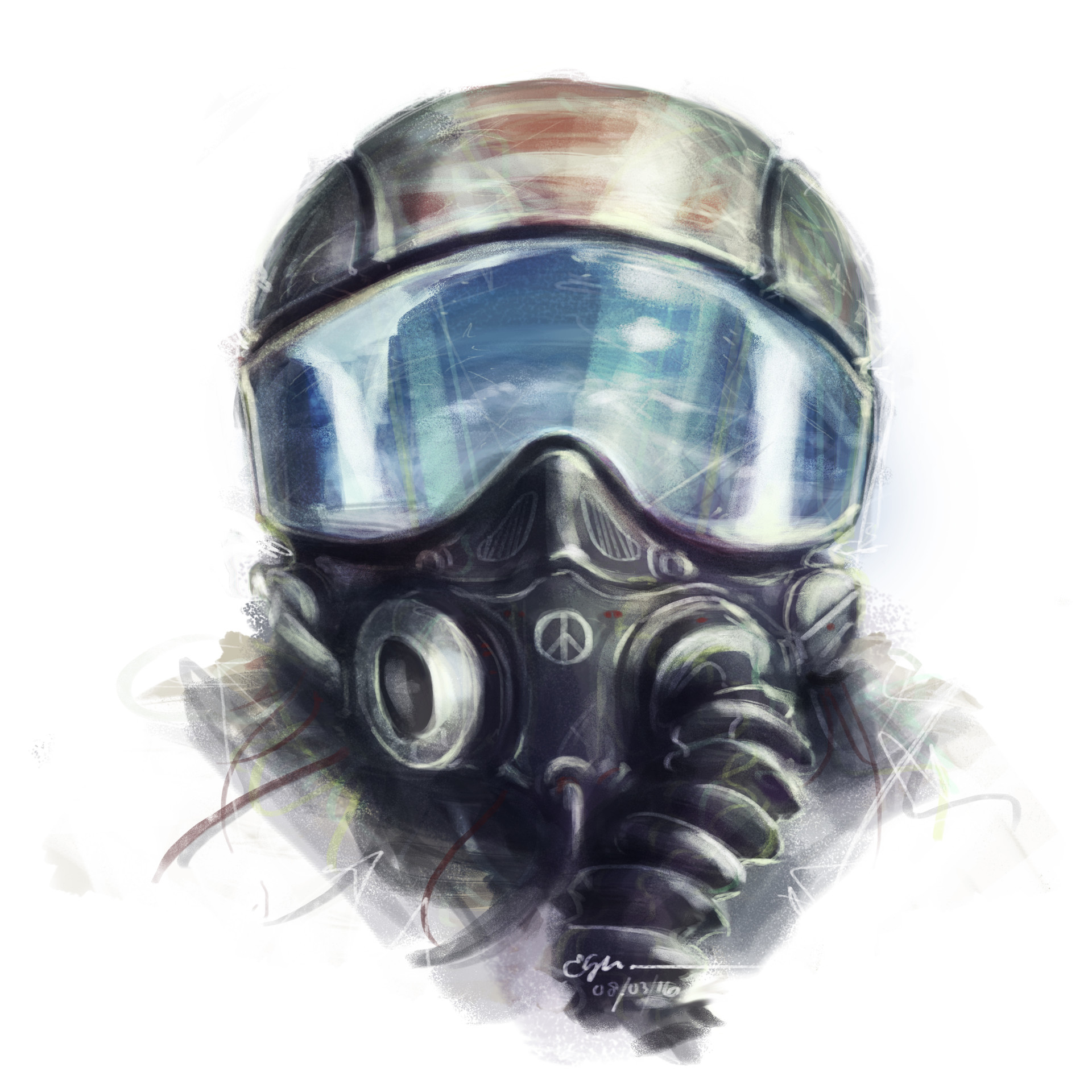 ArtStation - Head Peace Collection: Peace Fighter