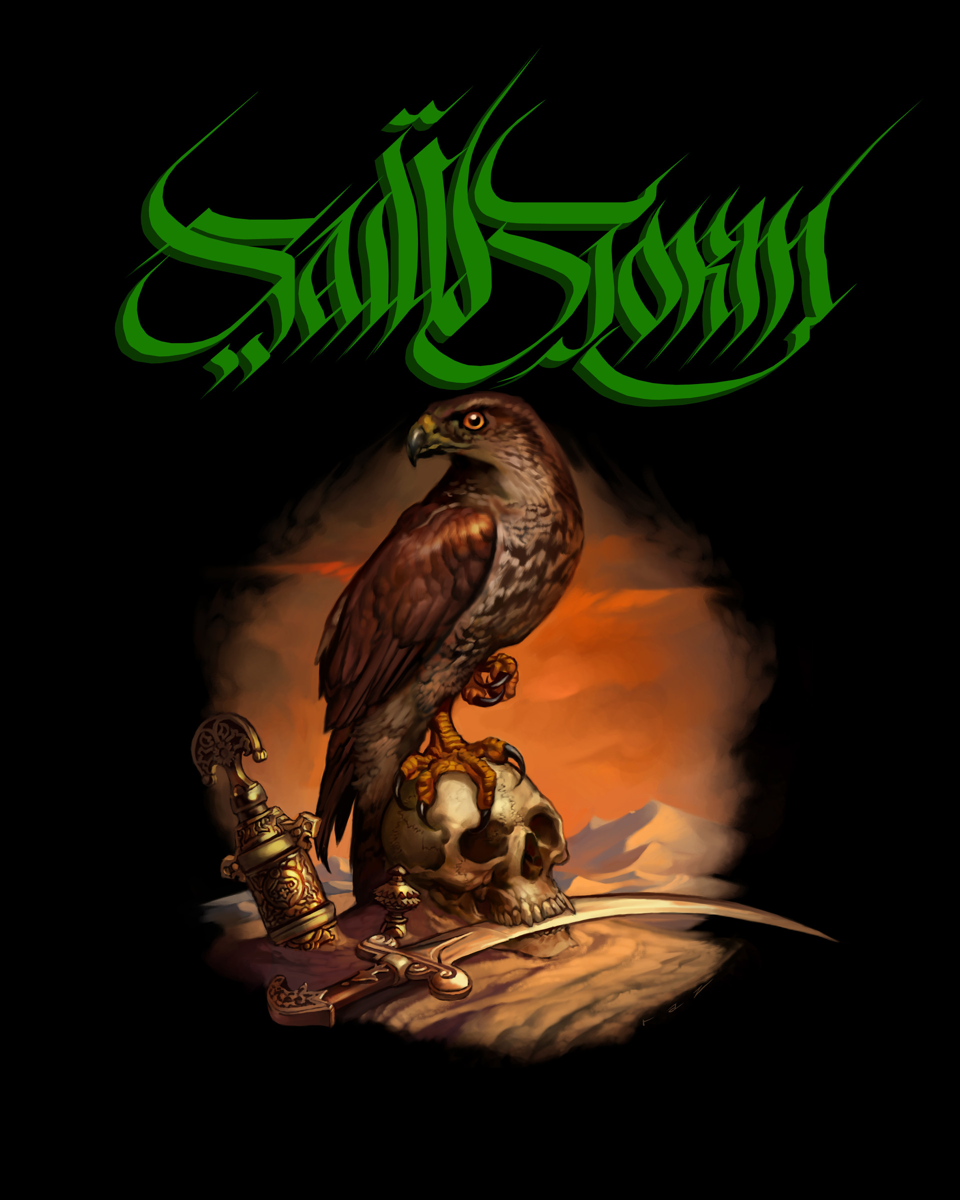 ArtStation - SANDSTORM - T-Shirt Design