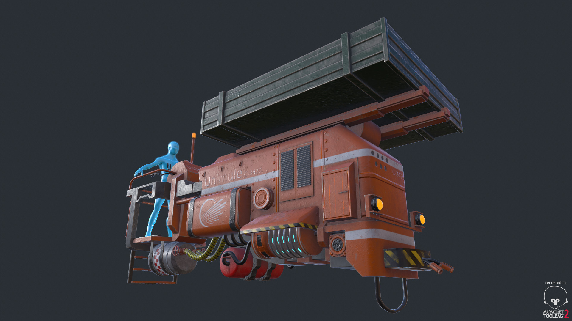 ArtStation - Dieselpunk Service Vehicle