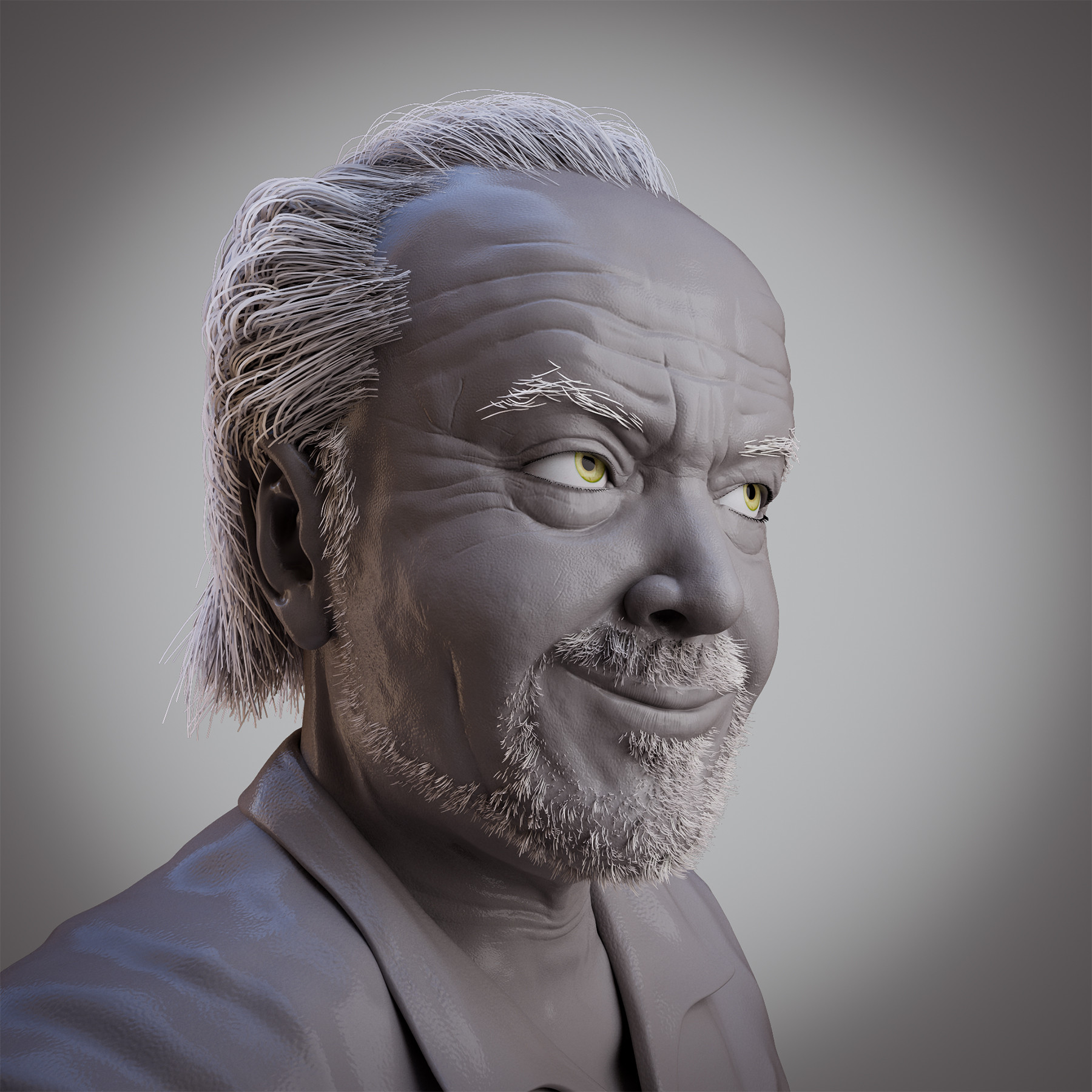 ArtStation - Jack (clay renders)
