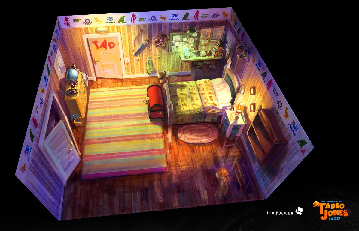ArtStation - "Little Tad´s Room"