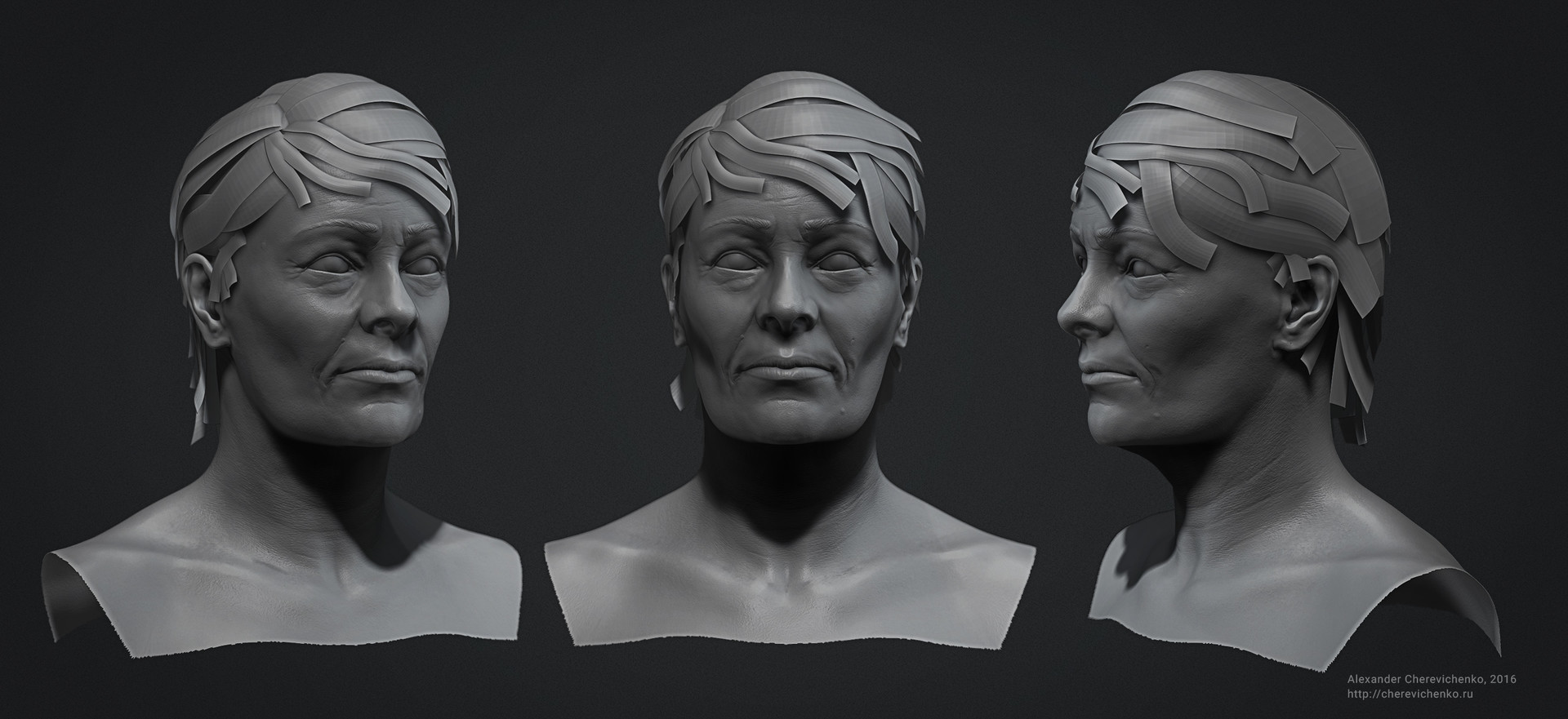 ArtStation - Female Bust