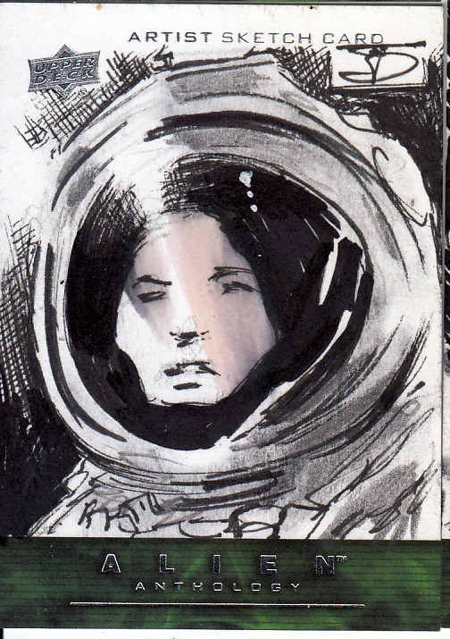 ArtStation - Alien Anthology sketch card