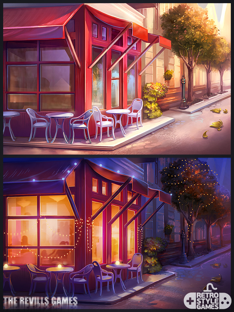 RetroStyle Games - Chef Solitaire: USA - Restaurant Exterior and ...