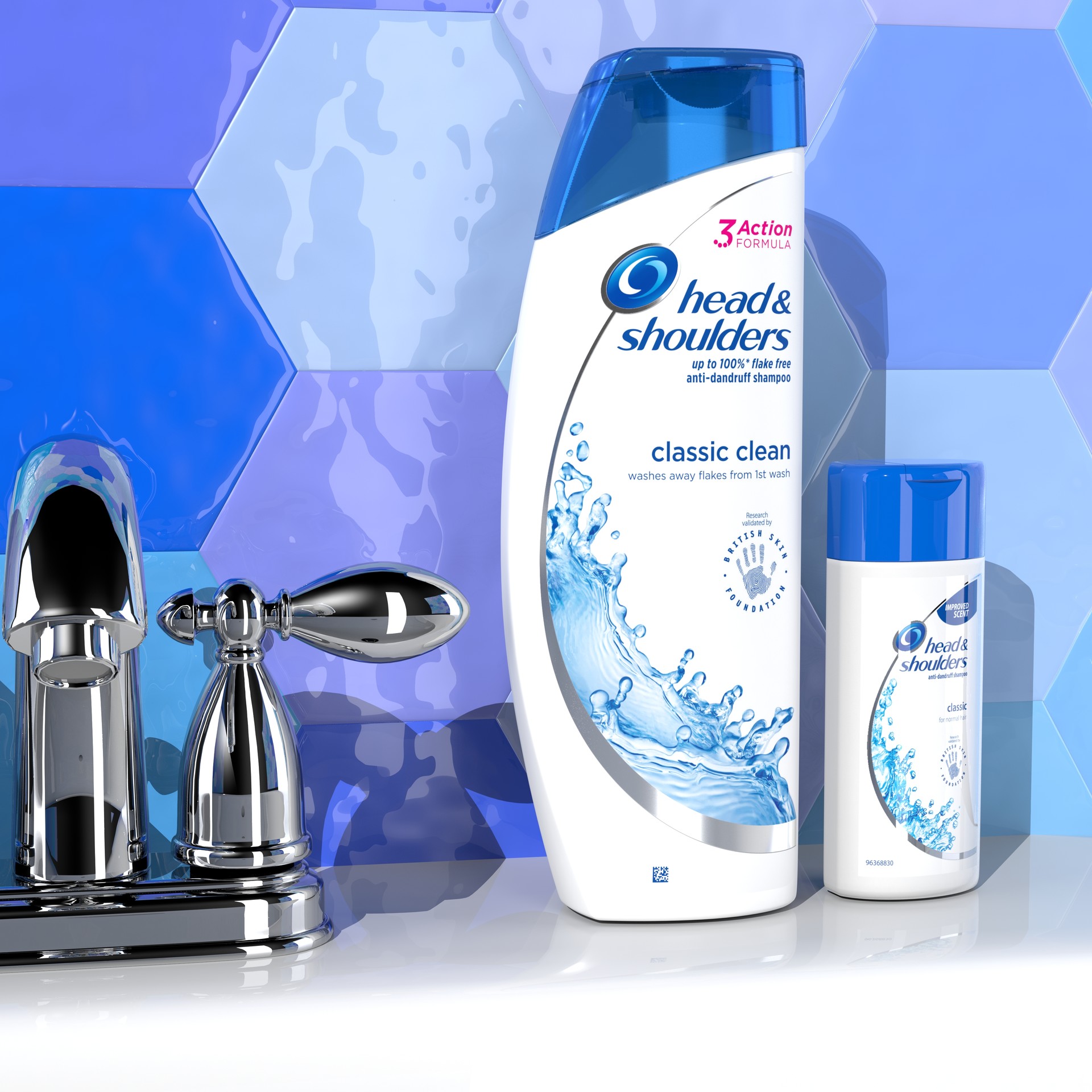 Blue Head And Shoulders Bottle