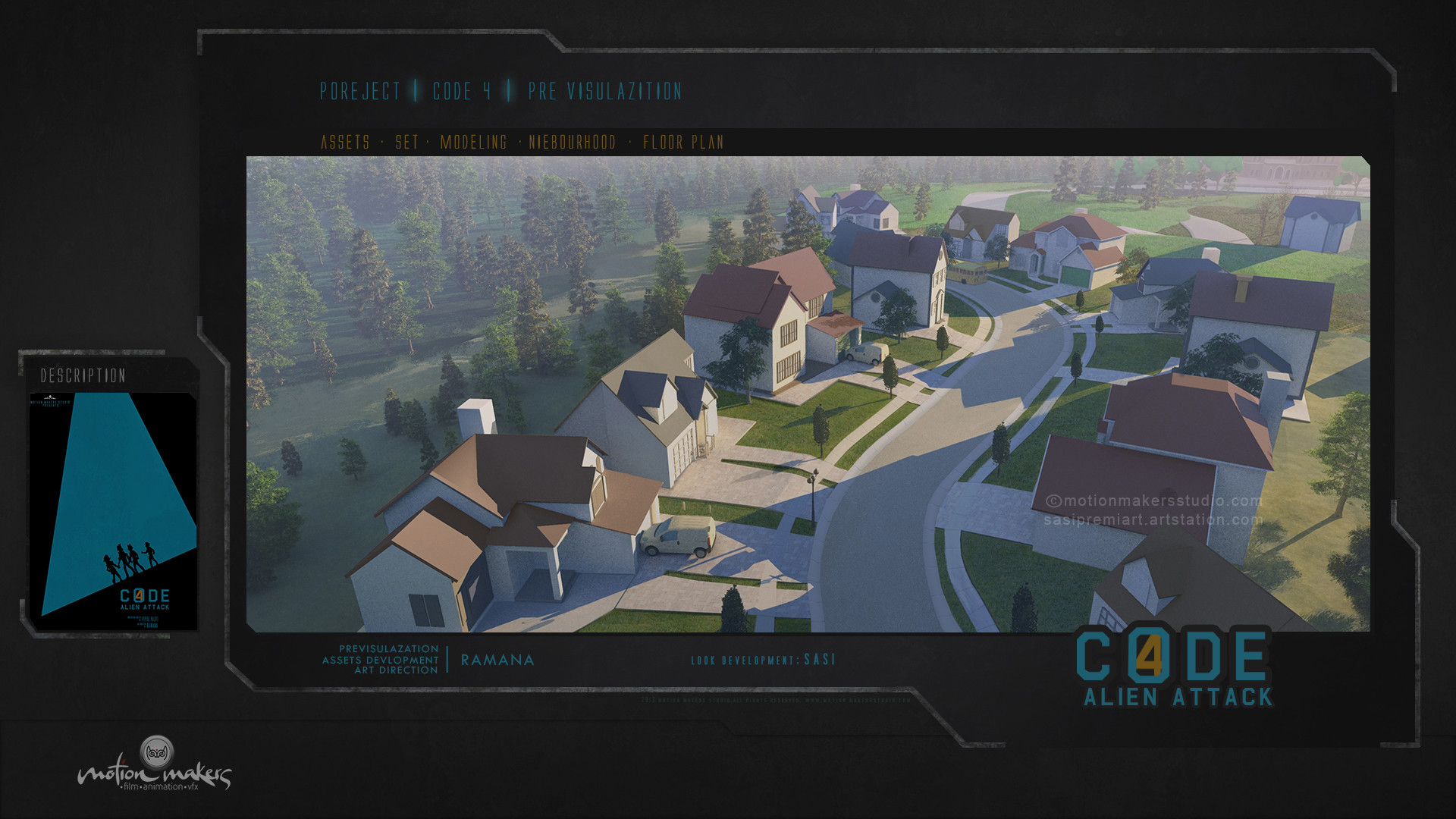 ArtStation - Code4.alien attack.