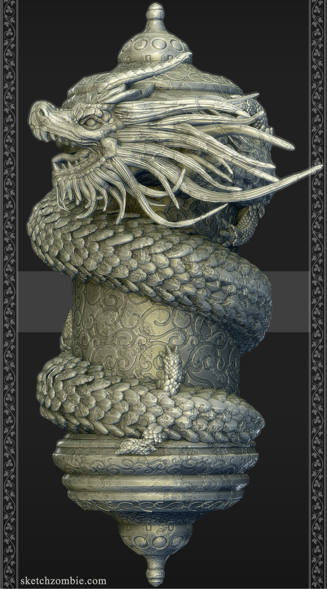 ArtStation - Dragon Scroll Prop