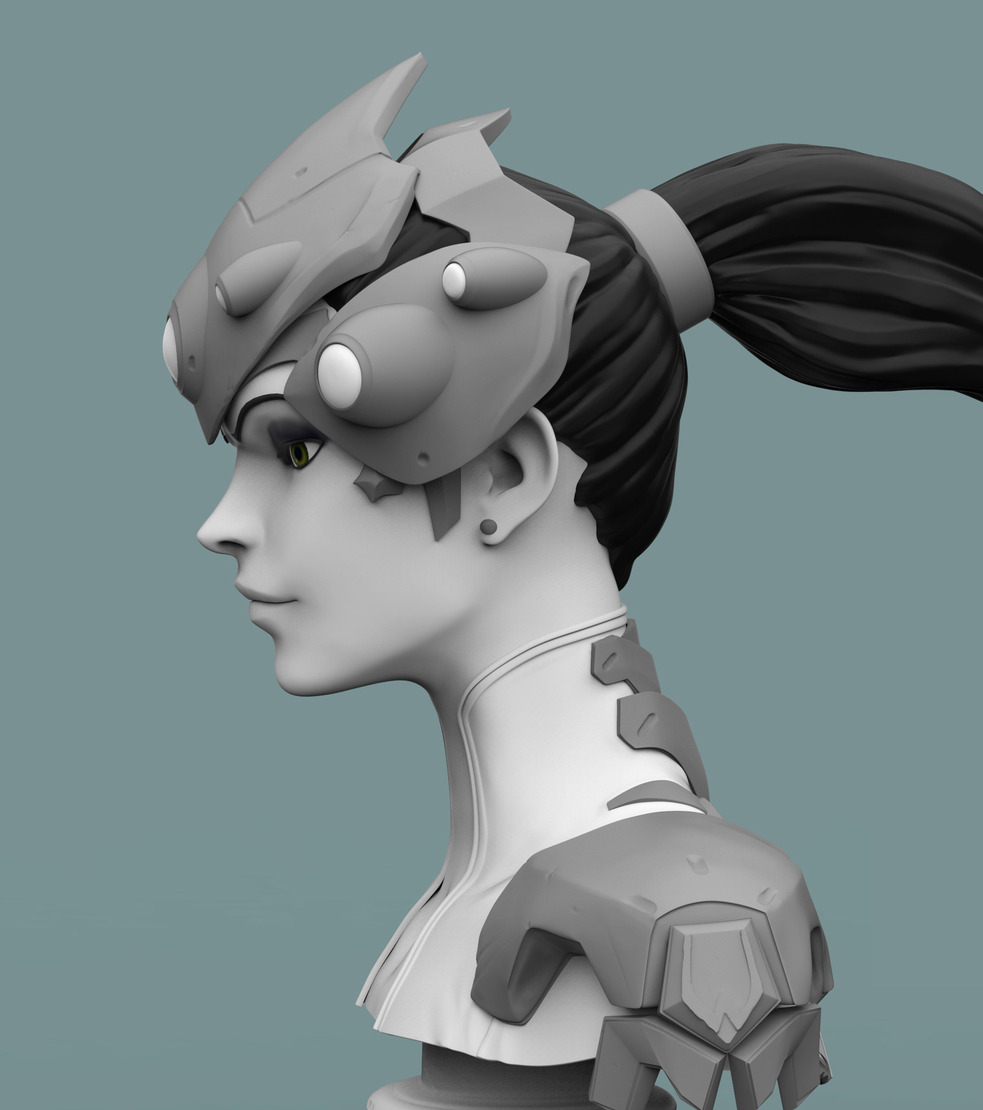 Chan Jia Jyn - Overwatch Widowmaker Fan art