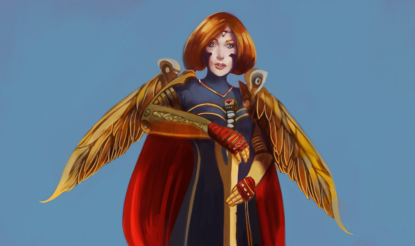 ArtStation - Knight angel