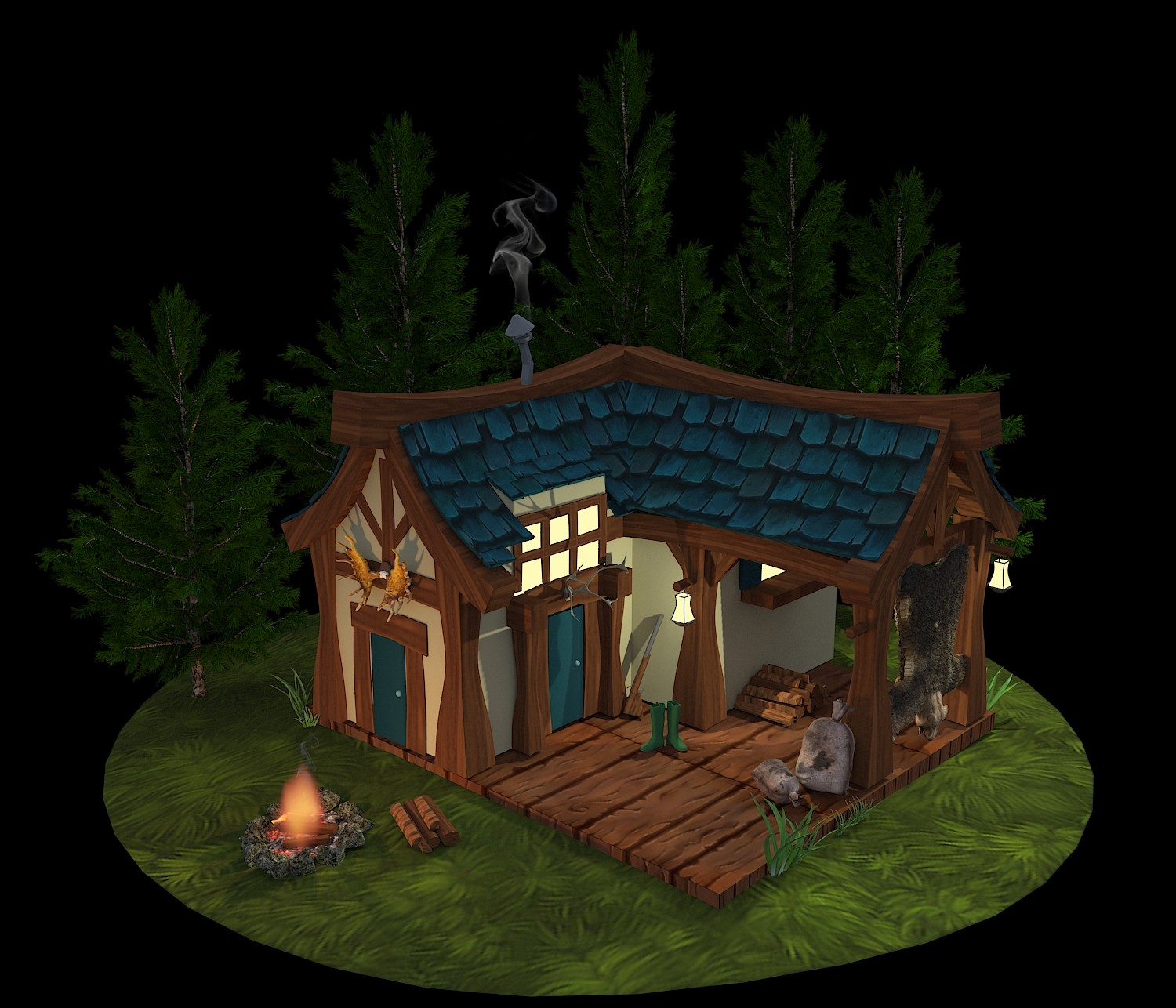 ArtStation - Hunter's House