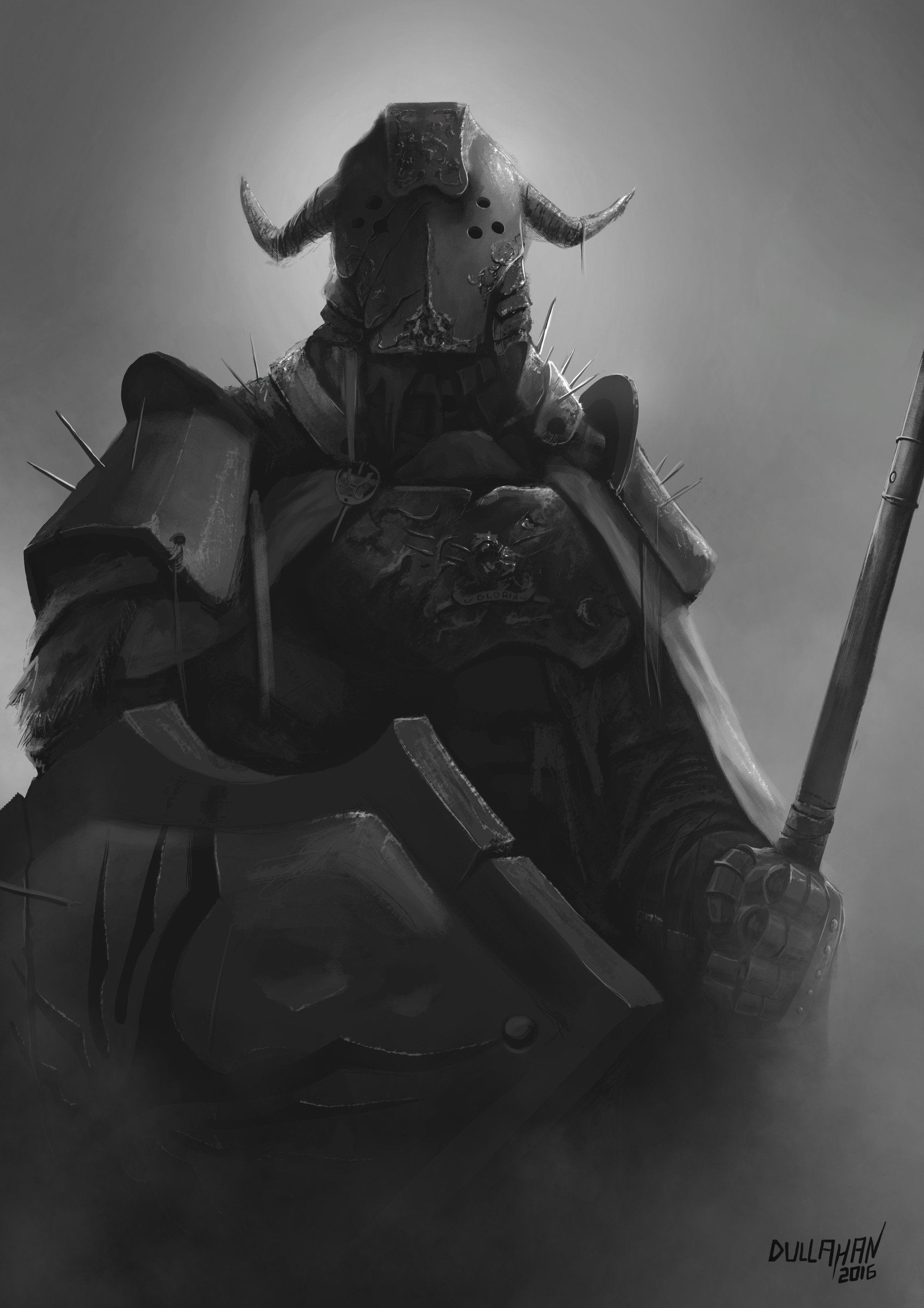 ArtStation - B&W Knight