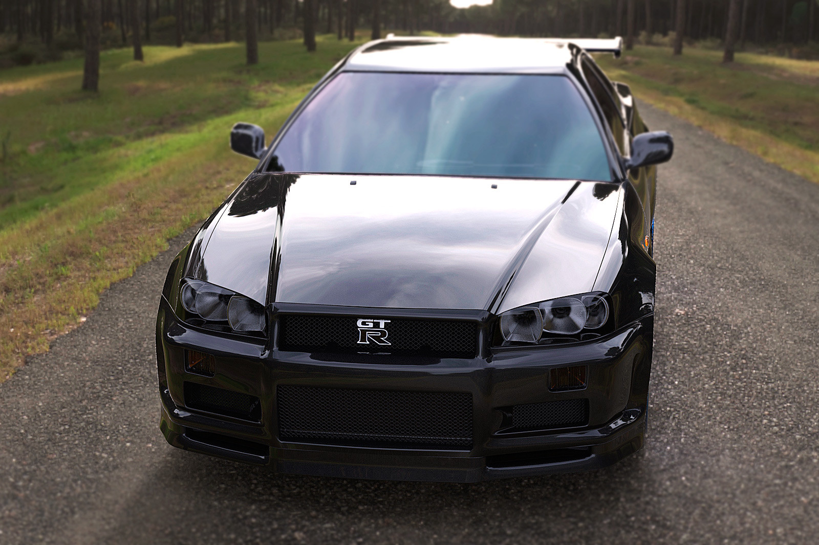 ArtStation - Nissan GTR R34