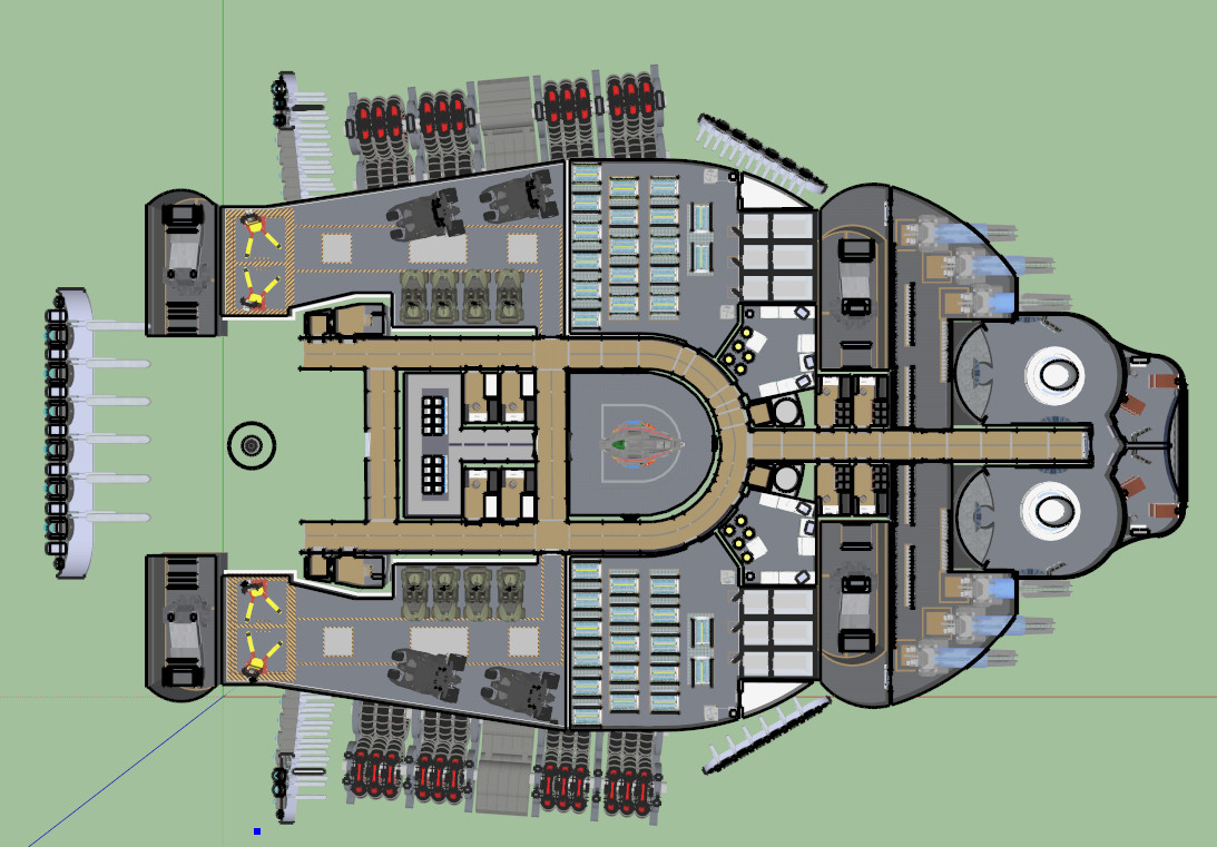 West Sage - Star Trek Defiant Ship Interior model