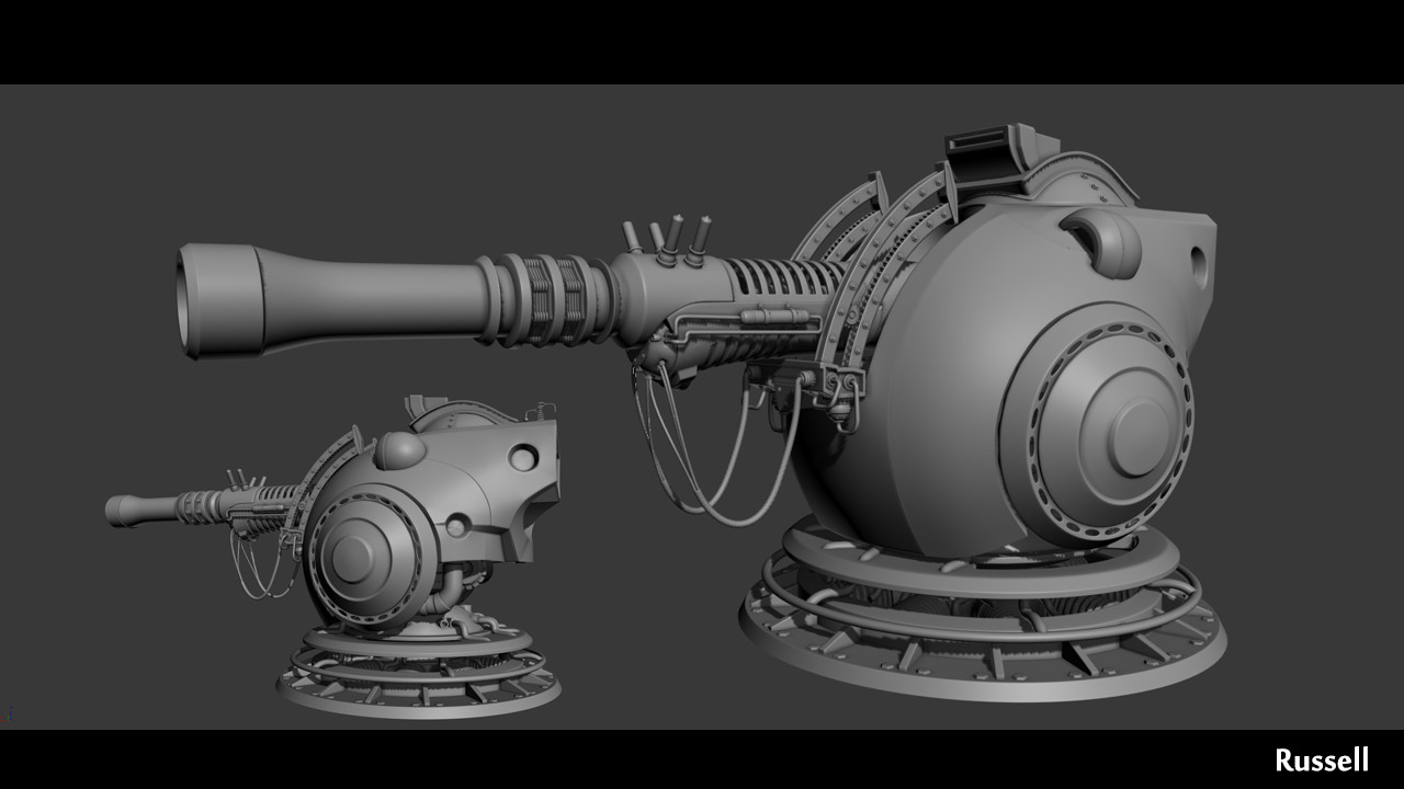 ArtStation - turret