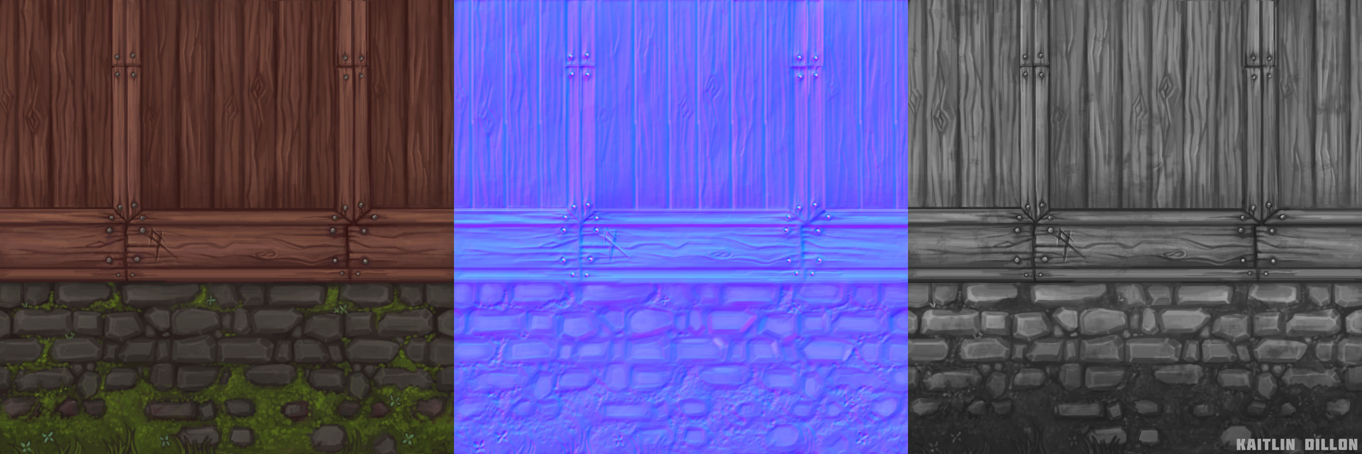 ArtStation - Hand-Painted Textures