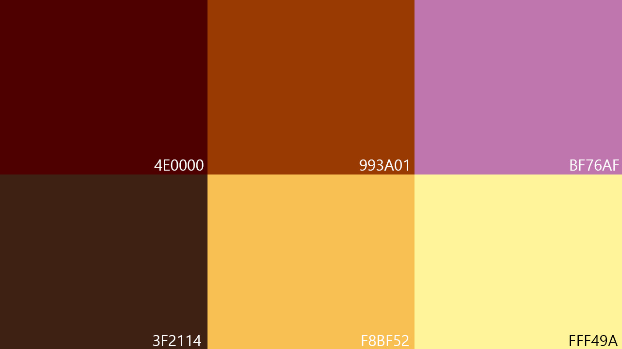 Color Designs - SIX Colors scheme 4