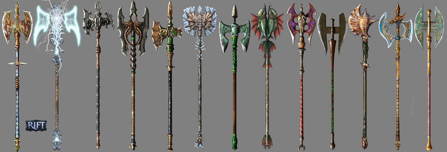 Ken Nguyen - Fantasy Weapons - MMO Rift