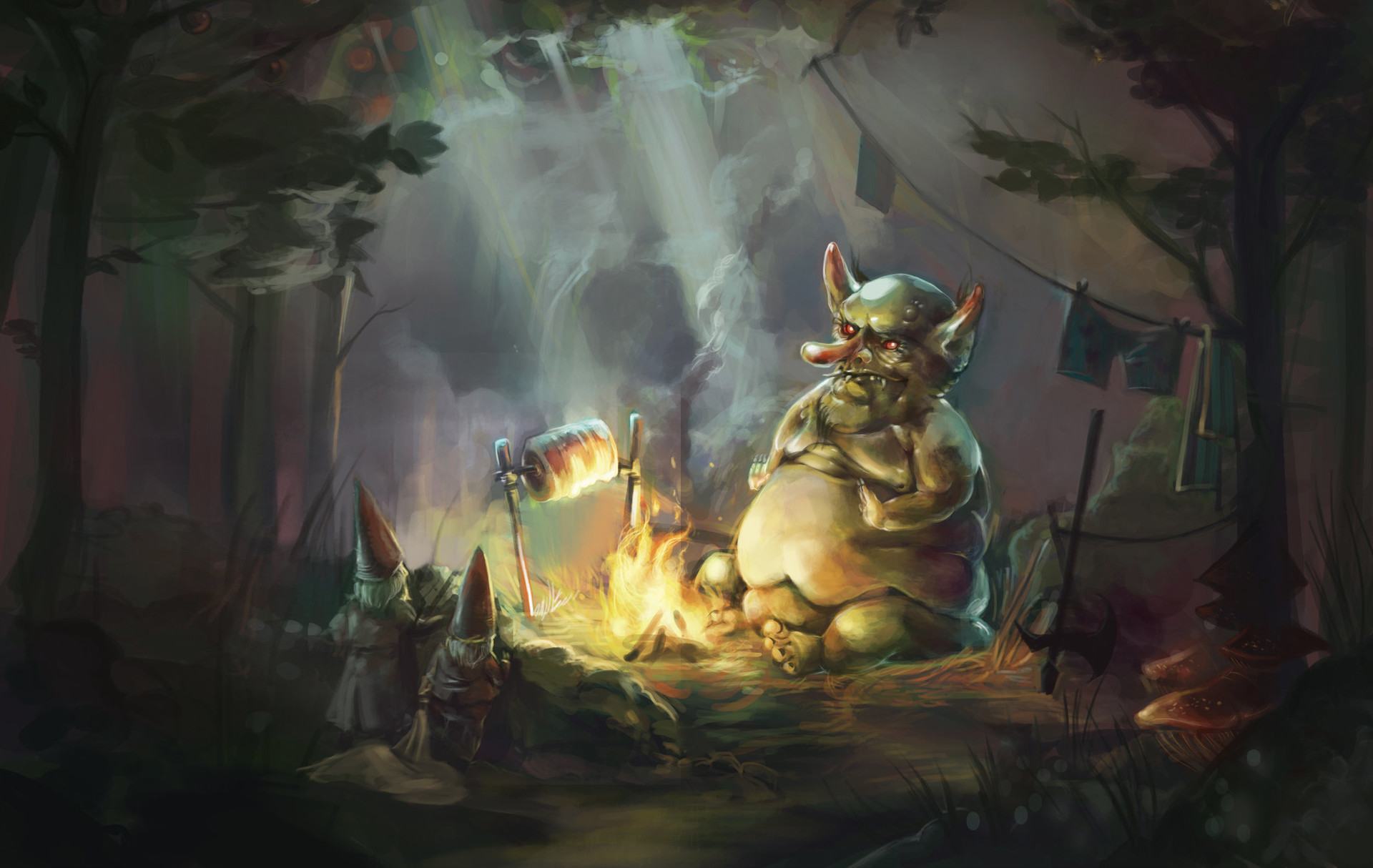 ArtStation - Goblin in the Woods