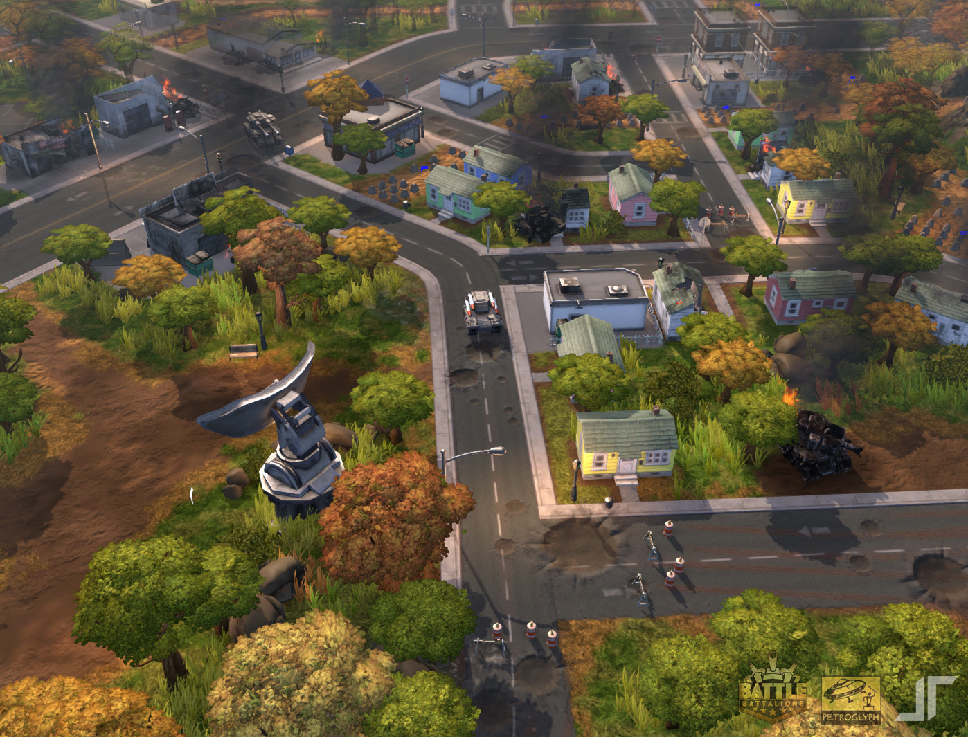 ArtStation - Battle Battalions (little city)