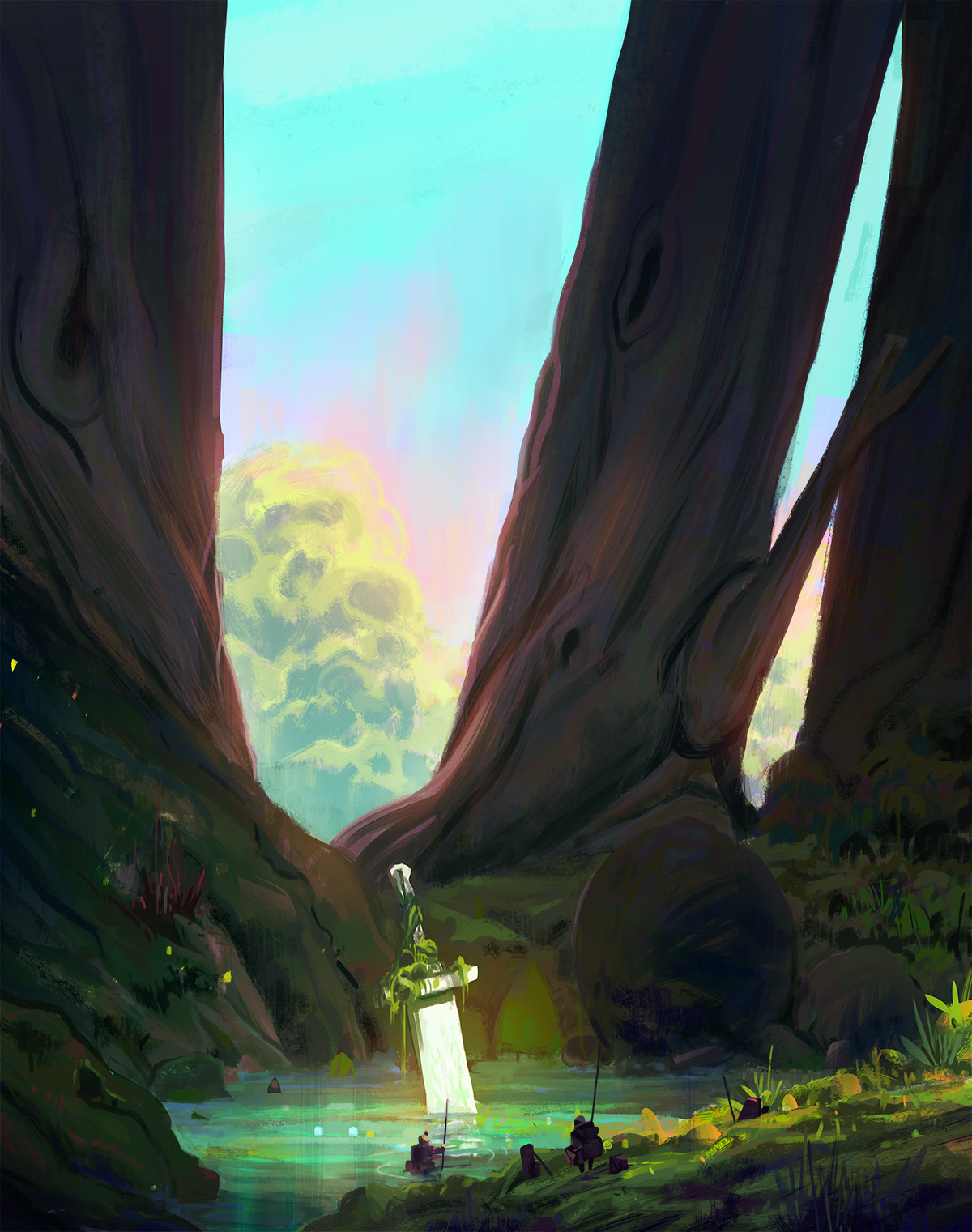 clement-danveau-sword-lake-lowrez.jpg (1200×1521)图片_场景参考图片素材-花瓣网