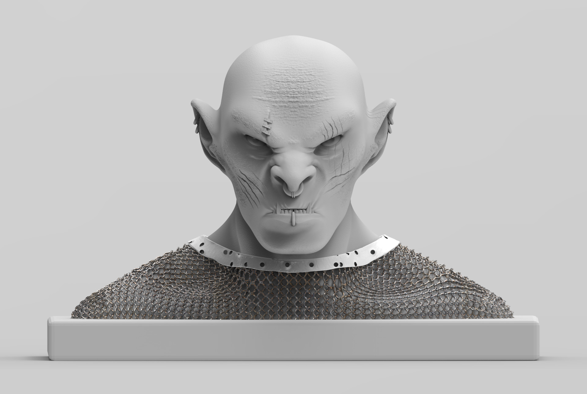 ArtStation - Orc Face